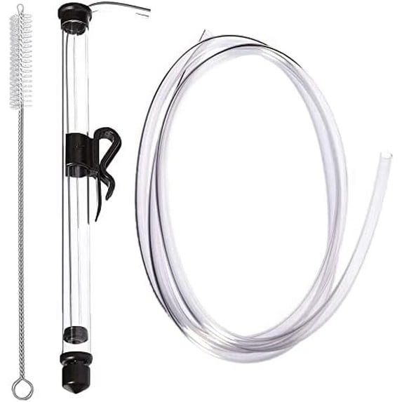 Fermtech Auto-Siphon Mini 15" with 6 Feet Food-Grade Tubing, Wand ...