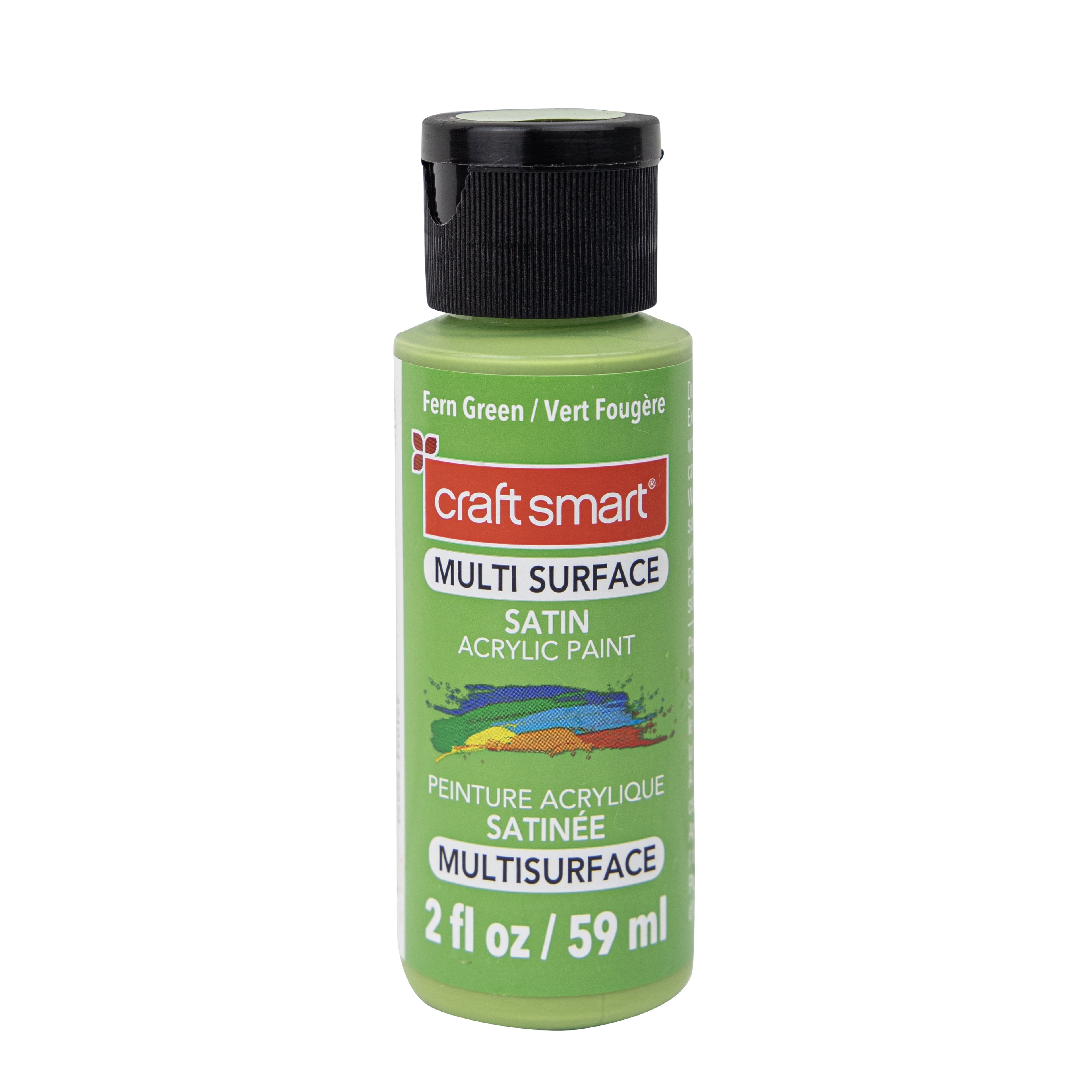 Fern Green Multi-Surface Premium Satin Acrylic Paint by Craft Smart ...