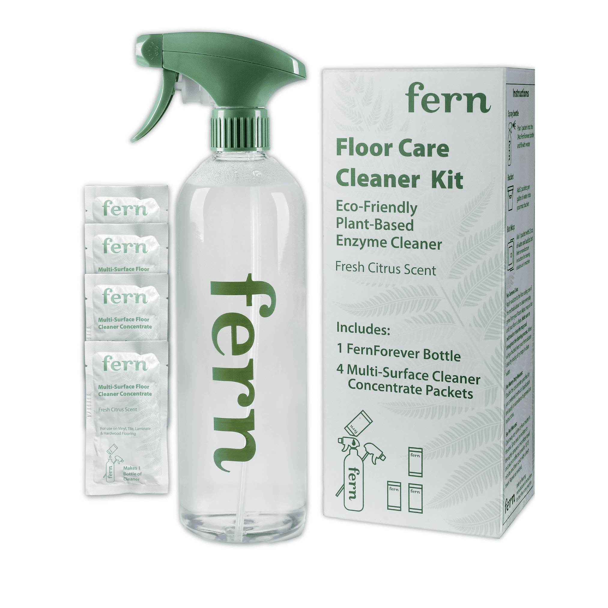 Fern Multi-Surface & Complete Floor Care Solution MK27117 with 24oz ...