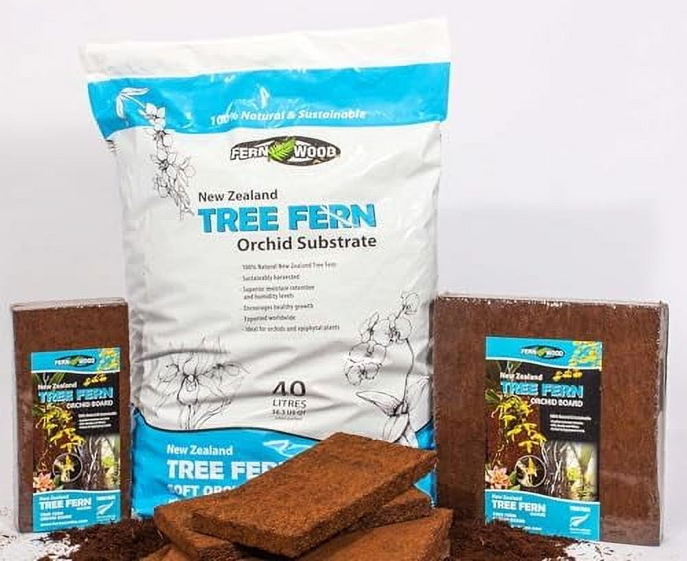 Fern Wood New Zealand Tree Fern Soft Orchid Substrate 40 Liter Bag ...