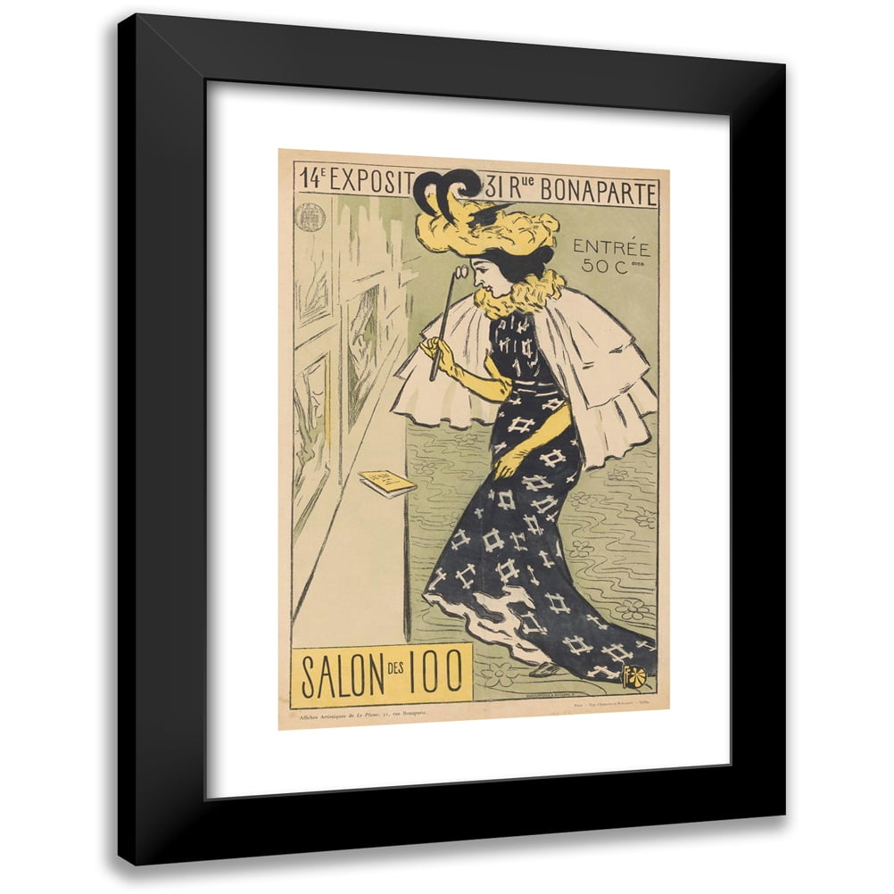 Fernand Fau 17x24 Black Modern Framed Museum Art Print Titled - Poster ...