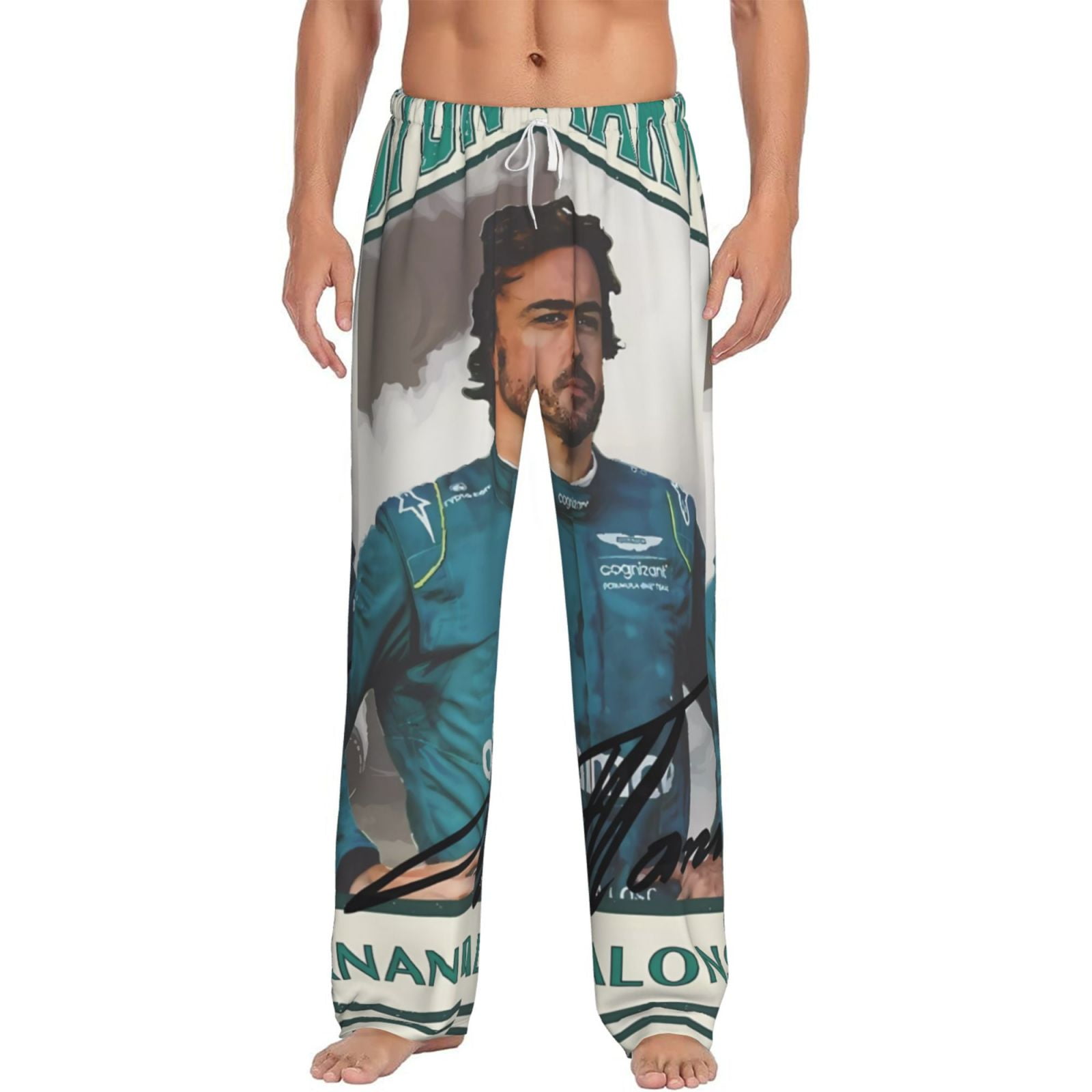Fernando Alonso Men's Pajama Pants Pajama Pants for Men, Men's Separate ...