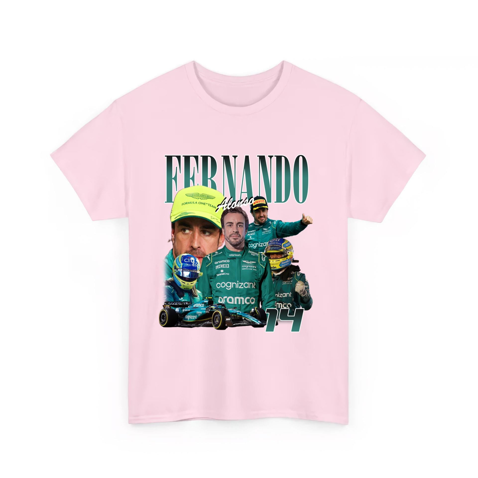 Fernando Alonso Retro 90s Style Unisex T-Shirt F1 Tee Aston Martin F1 ...