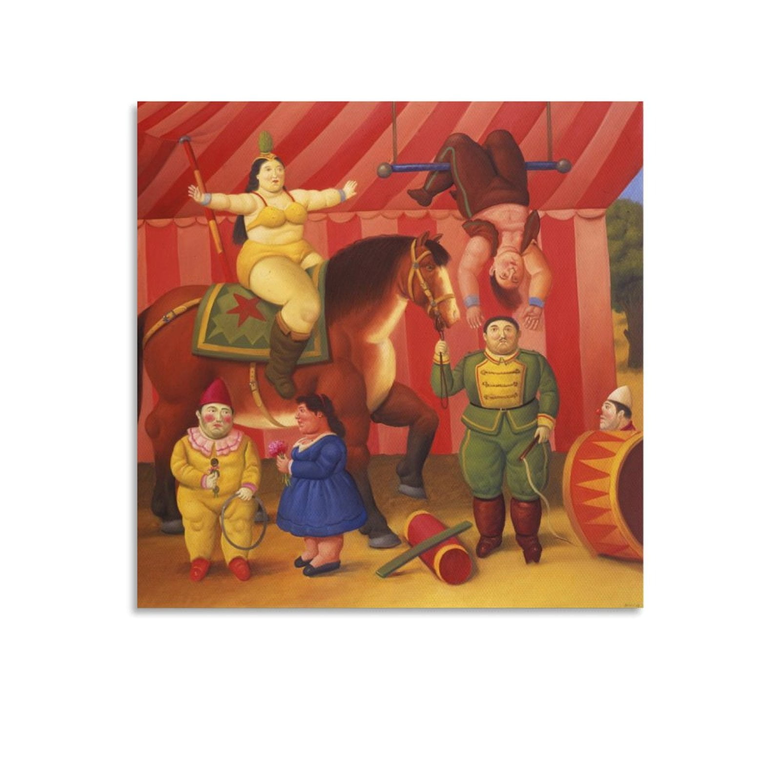 Fernando Botero Collection of Figurative Painters Poster Poster Cool ...