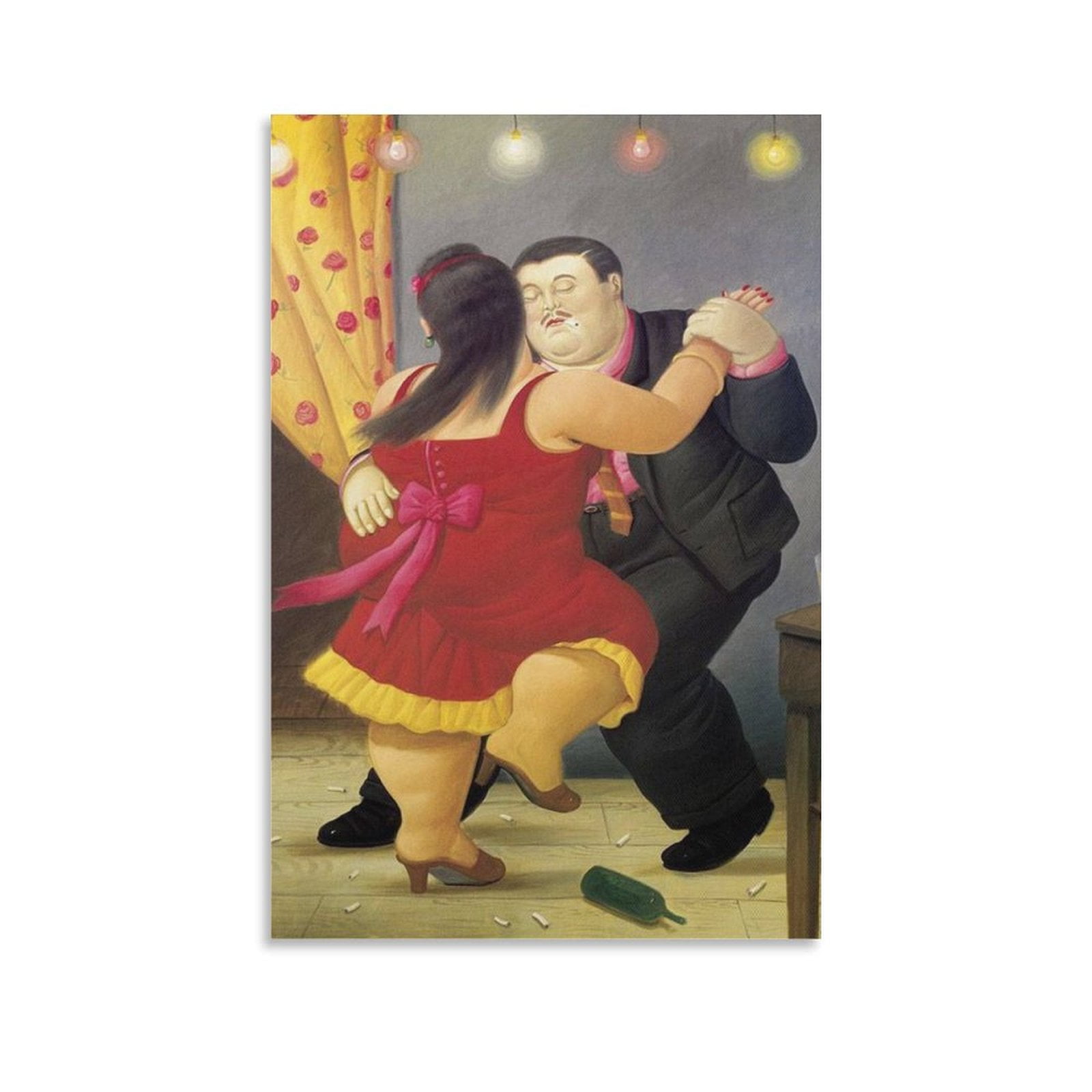 Fernando Botero Figurative Painter Works Dancing Poster Posters Wall ...