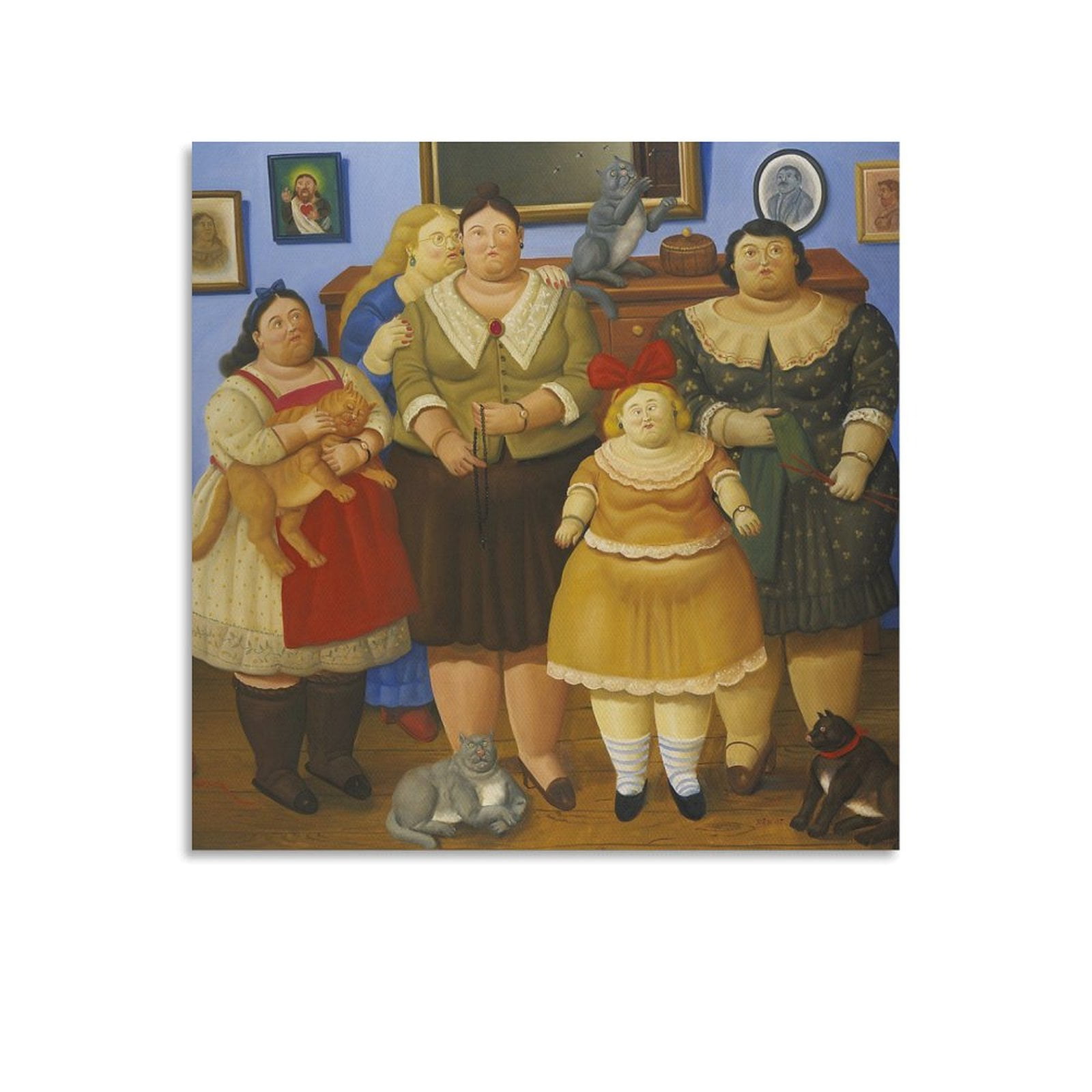 Fernando Botero Figurative Painter Works Poster Room Aesthetic Poster ...