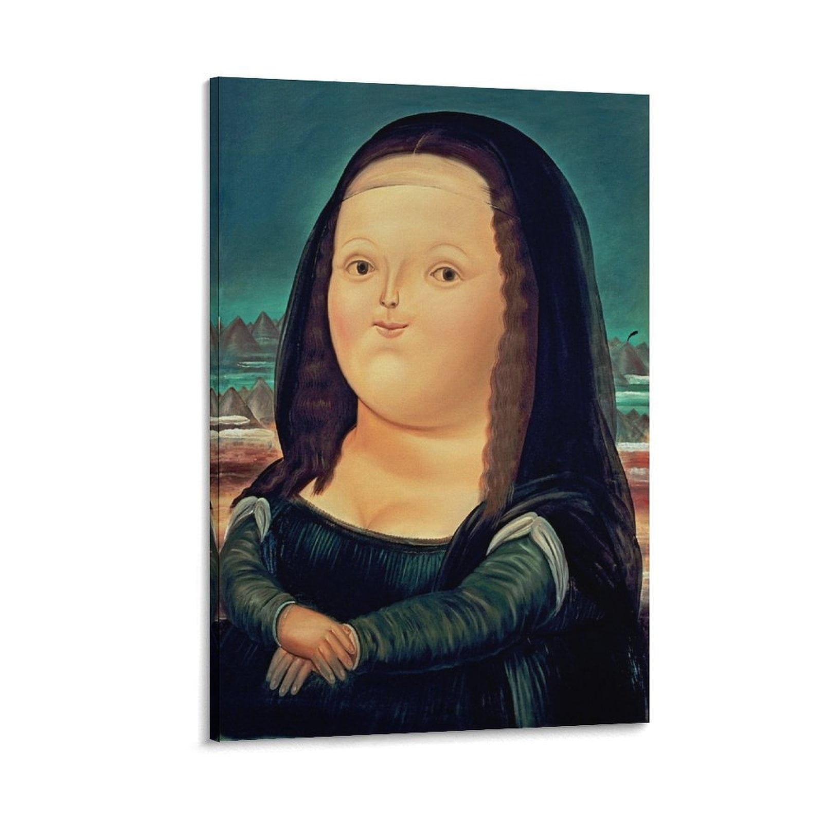 Fernando Botero Mona Lisa Paintings Wall Art Poster Home Decor Poster ...
