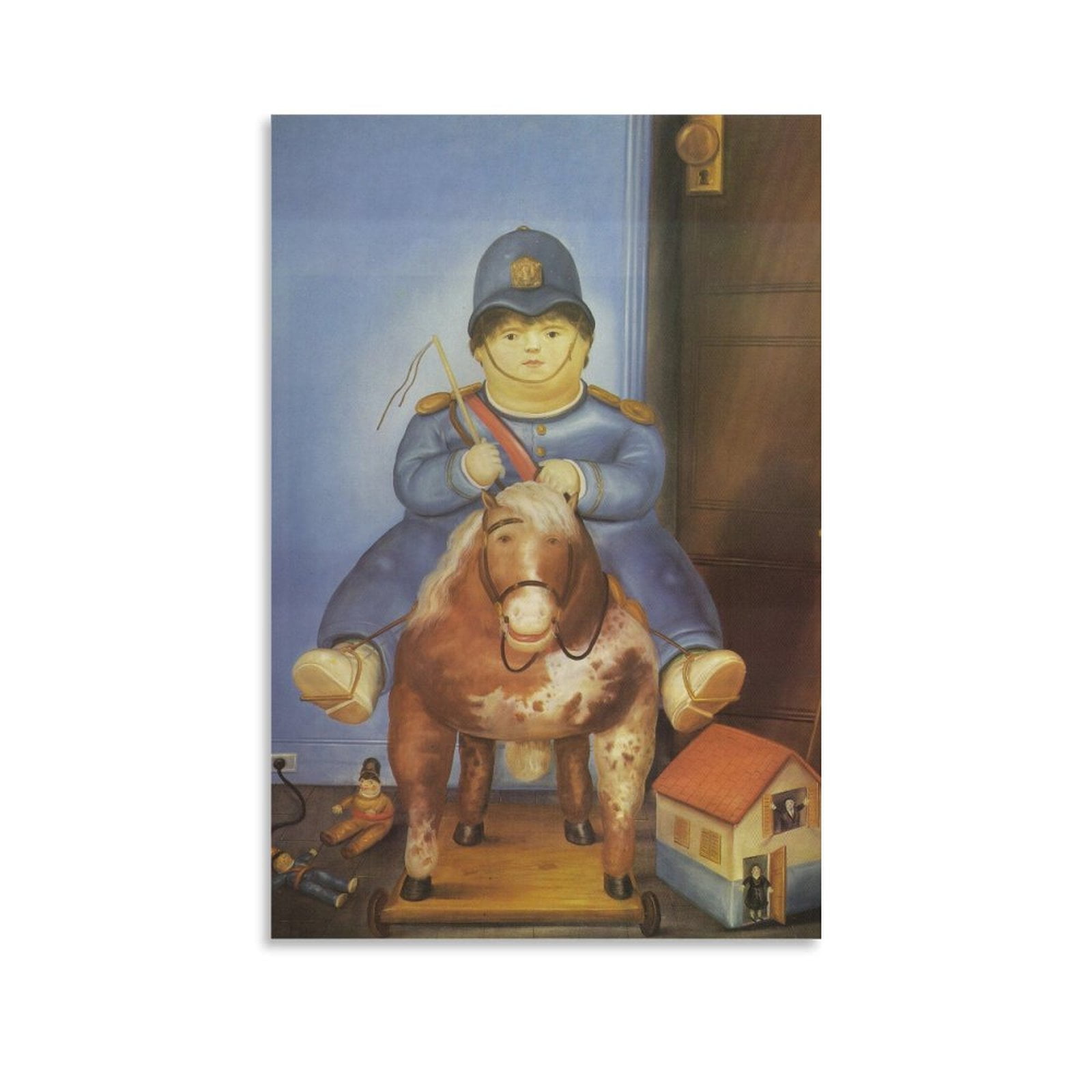 Fernando Botero Painter Works Horseback Riding Poster Room Aesthetic ...