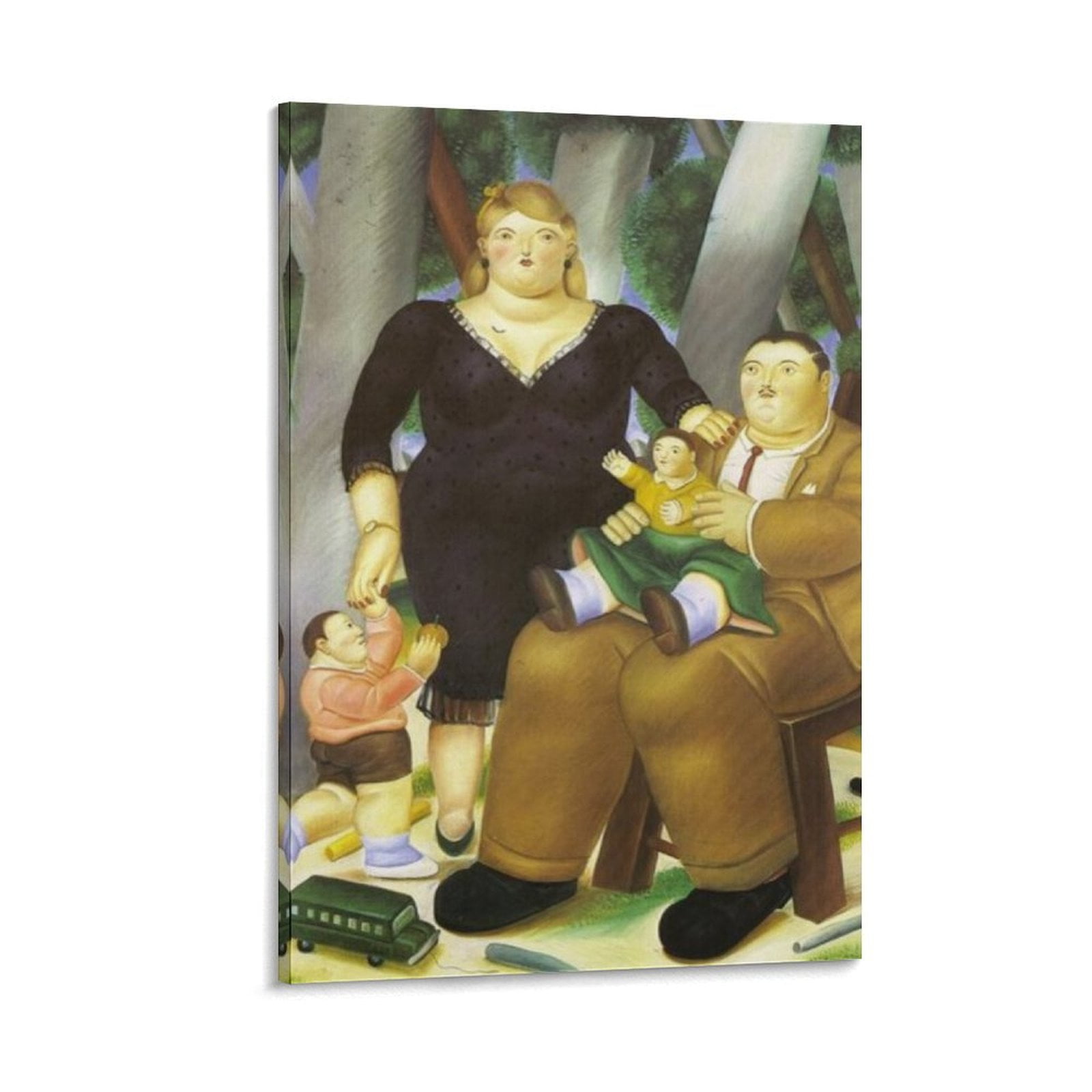 Fernando Botero Print Painting Family 2 Wall Art Picture Painting ...