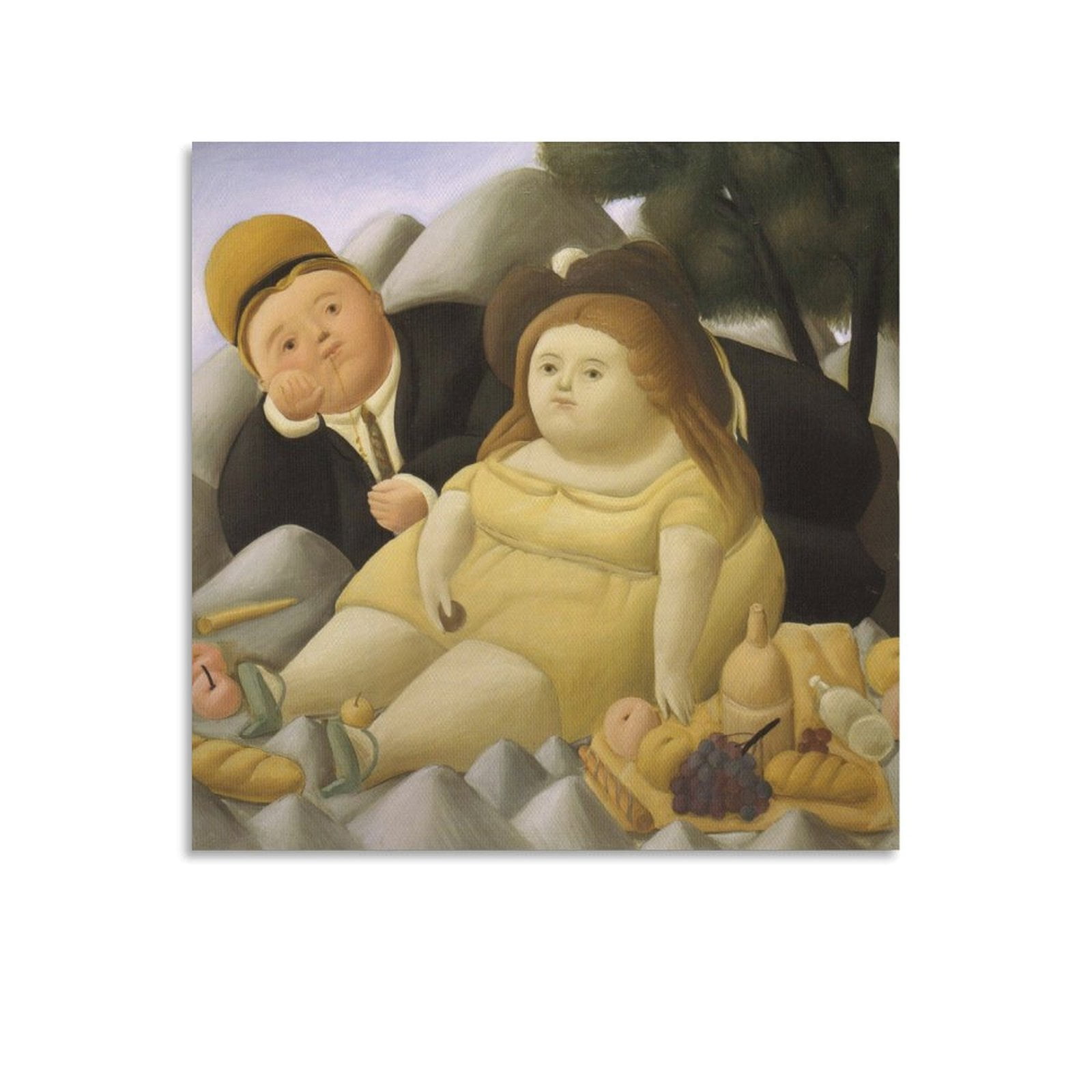 Fernando Botero Painter's Work Poster Artworks Canvas Poster Room ...