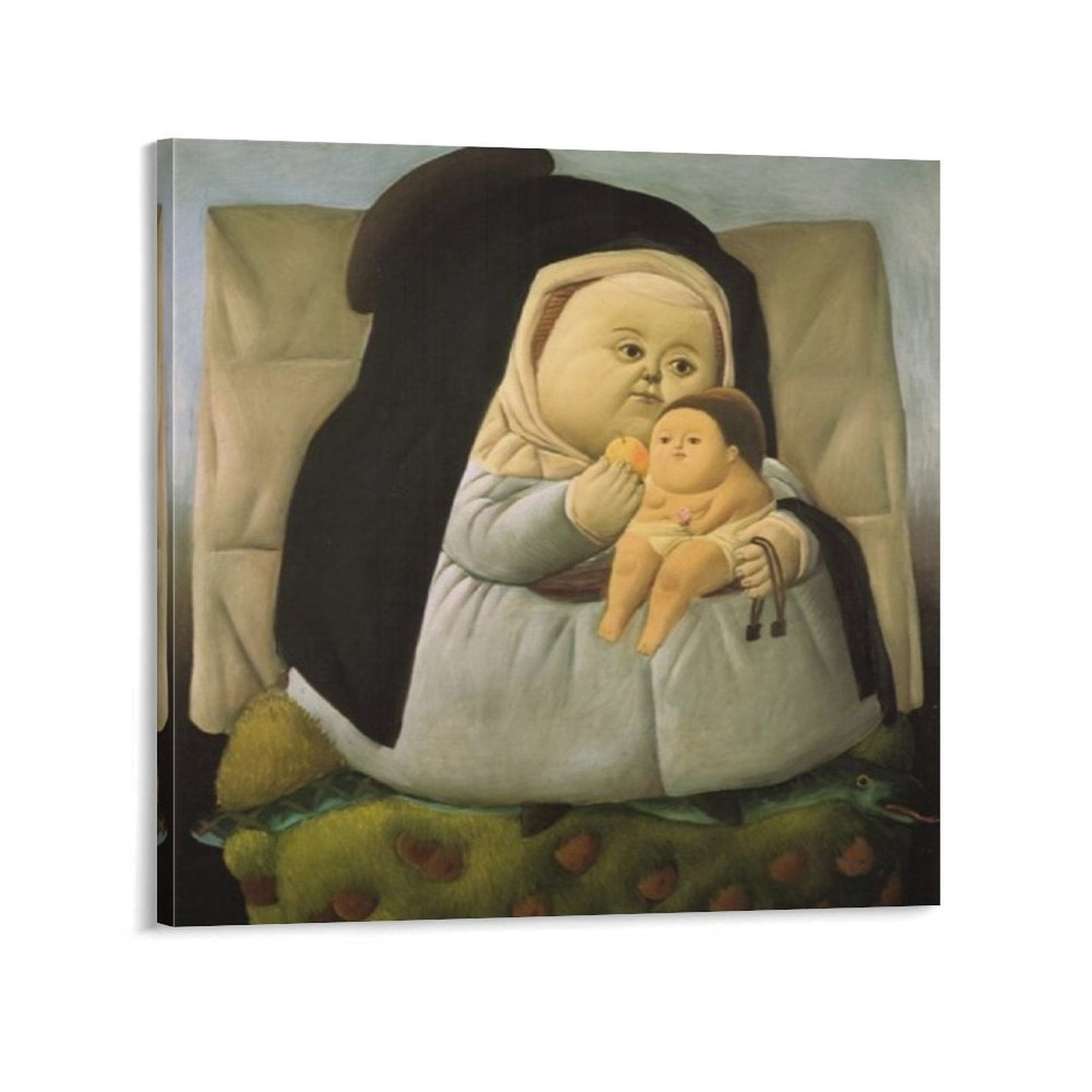 Fernando Botero Print Painting Child Picture Print Canvas Poster Wall ...