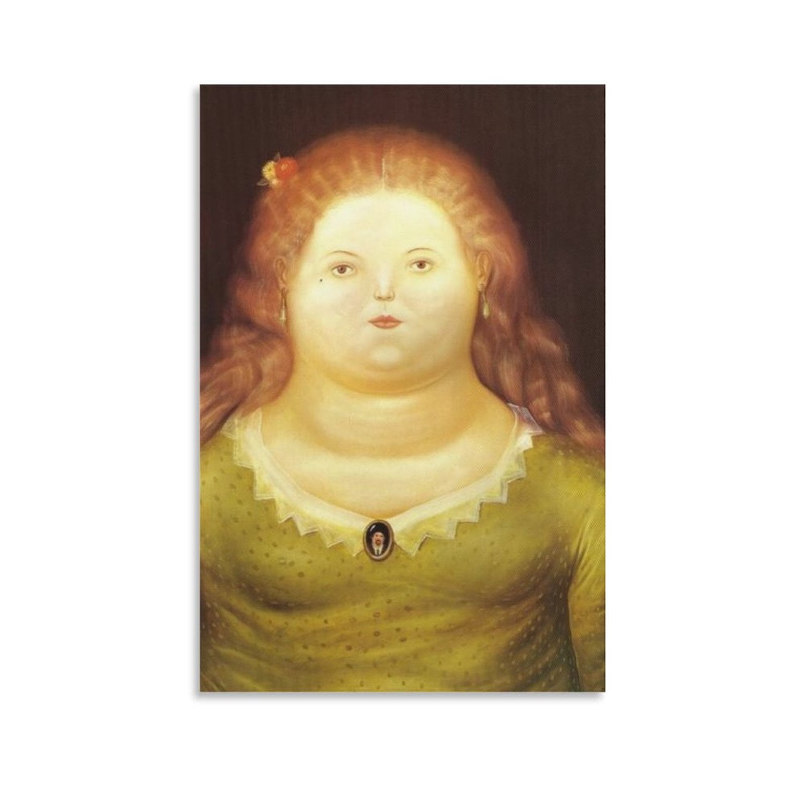Fernando Botero Print Painting Delphine Artworks Canvas Poster Room ...