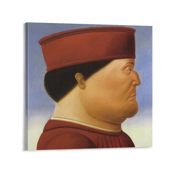 Fernando Botero Print Painting Federico Da Montefeltro Wall Art Poster ...