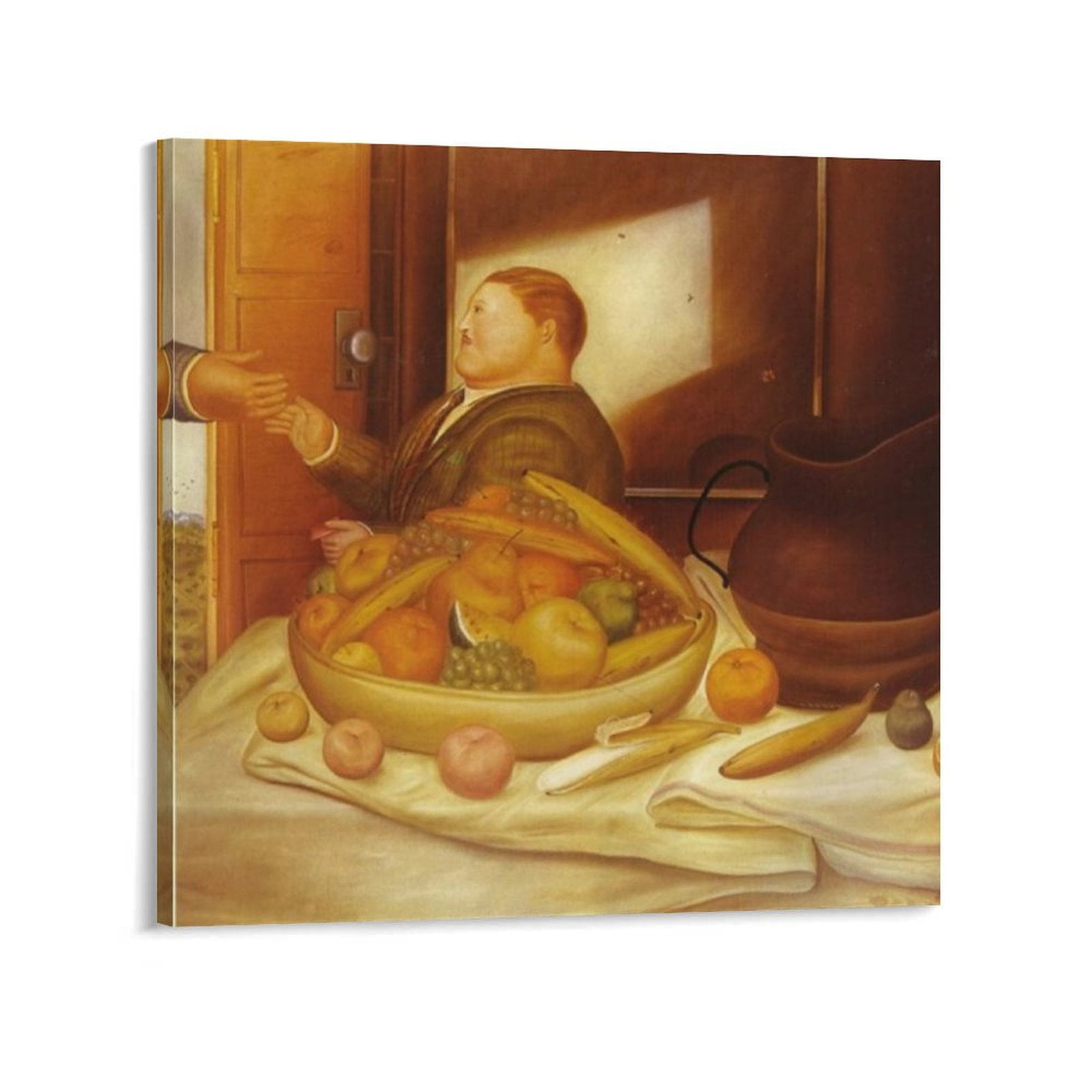 Fernando Botero Print Painting Hello Painting On Canvas Wall Art Poster ...