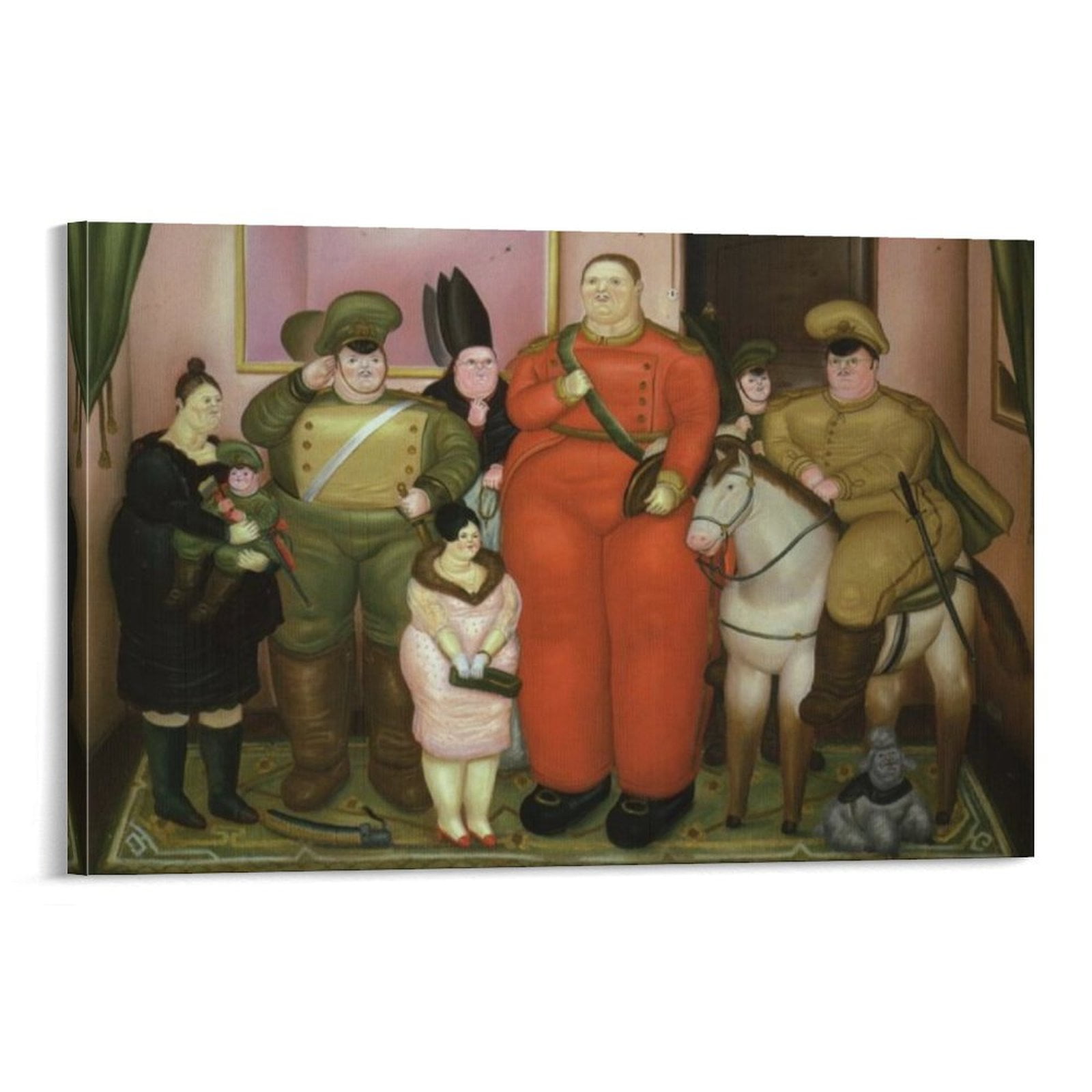 Fernando Botero Print Painting Official Portrait of The Military Junta ...