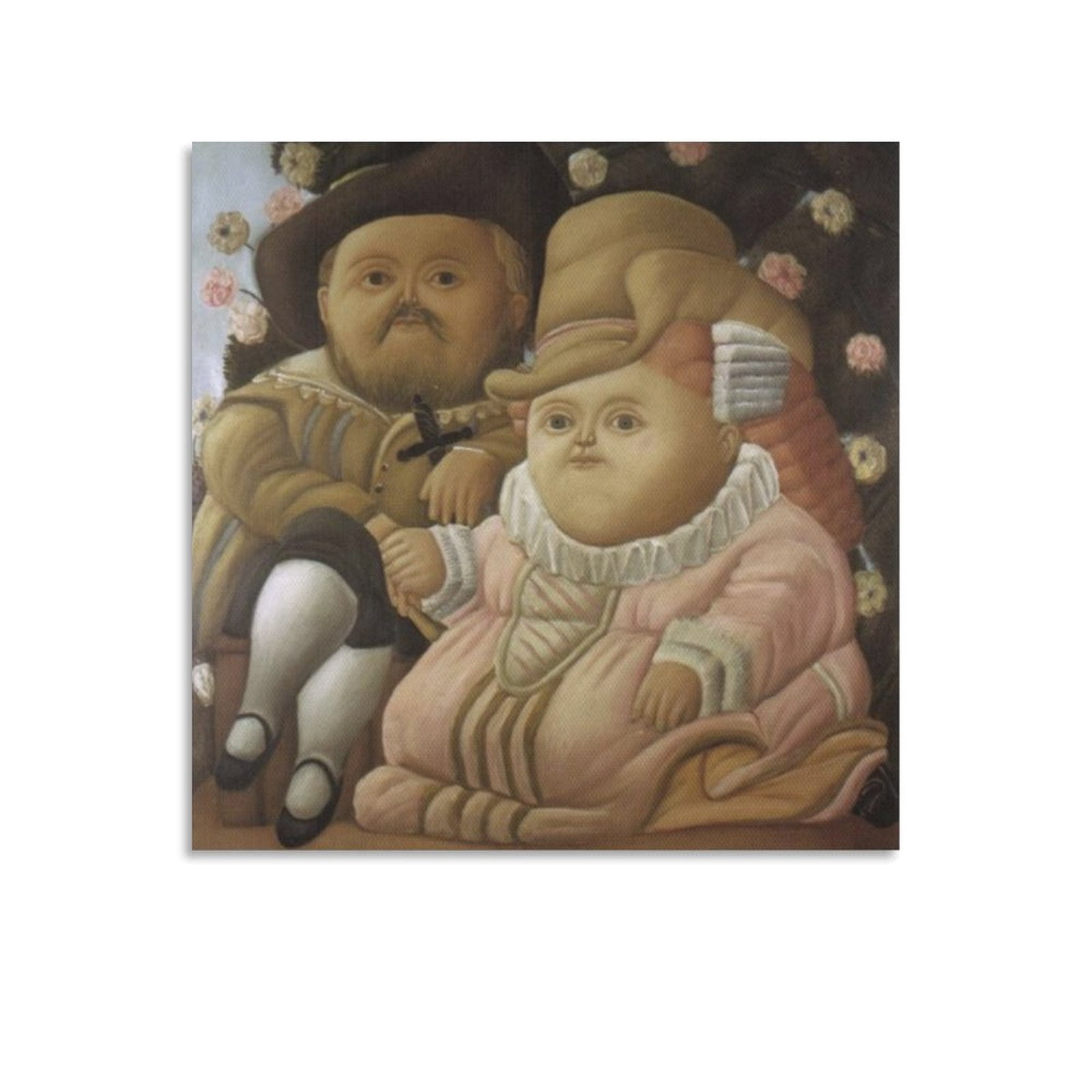 Fernando Botero Print Painting Rubens And His Wife Posters Art Print ...