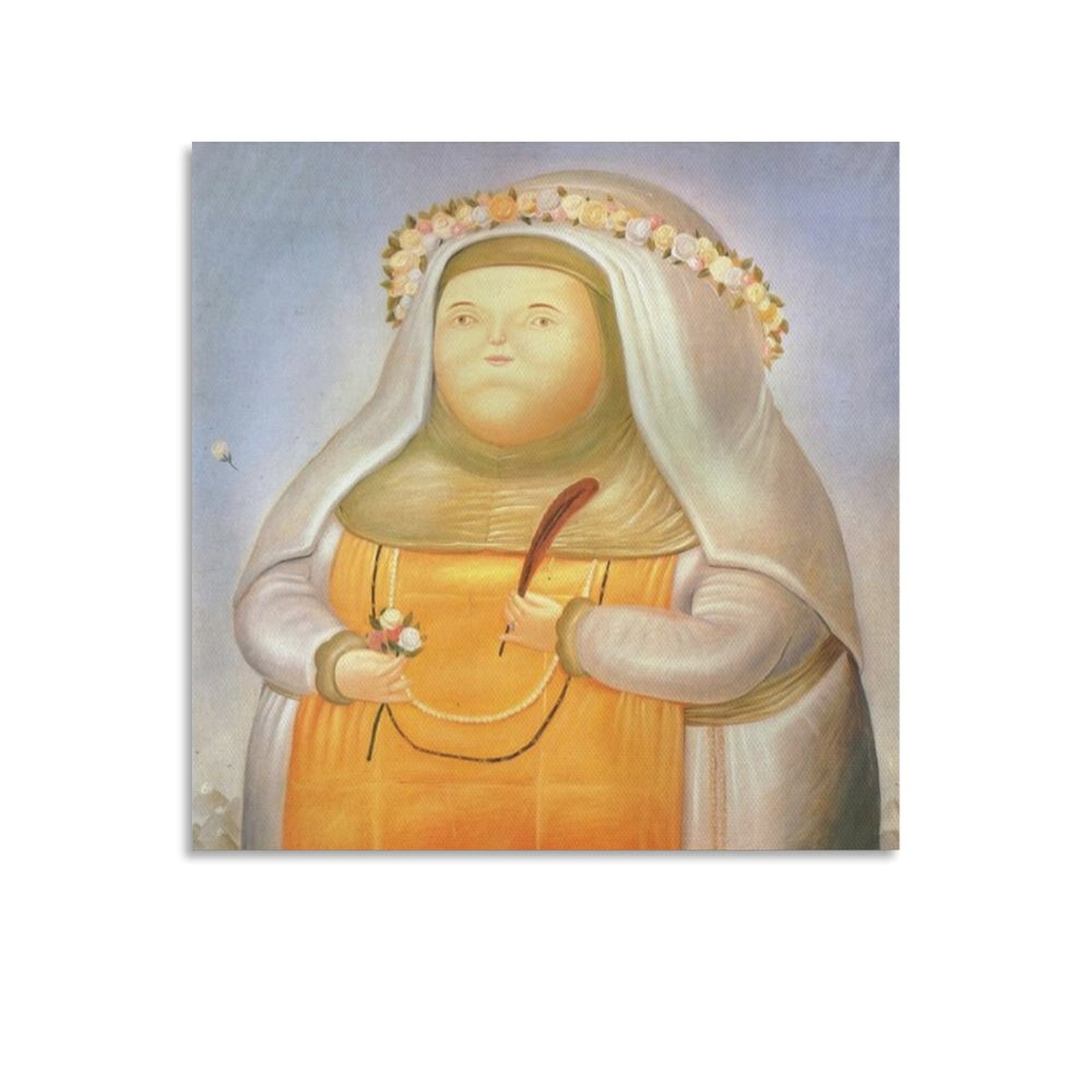 Fernando Botero Print Painting Saint Rose of Lima Wall Art Picture ...