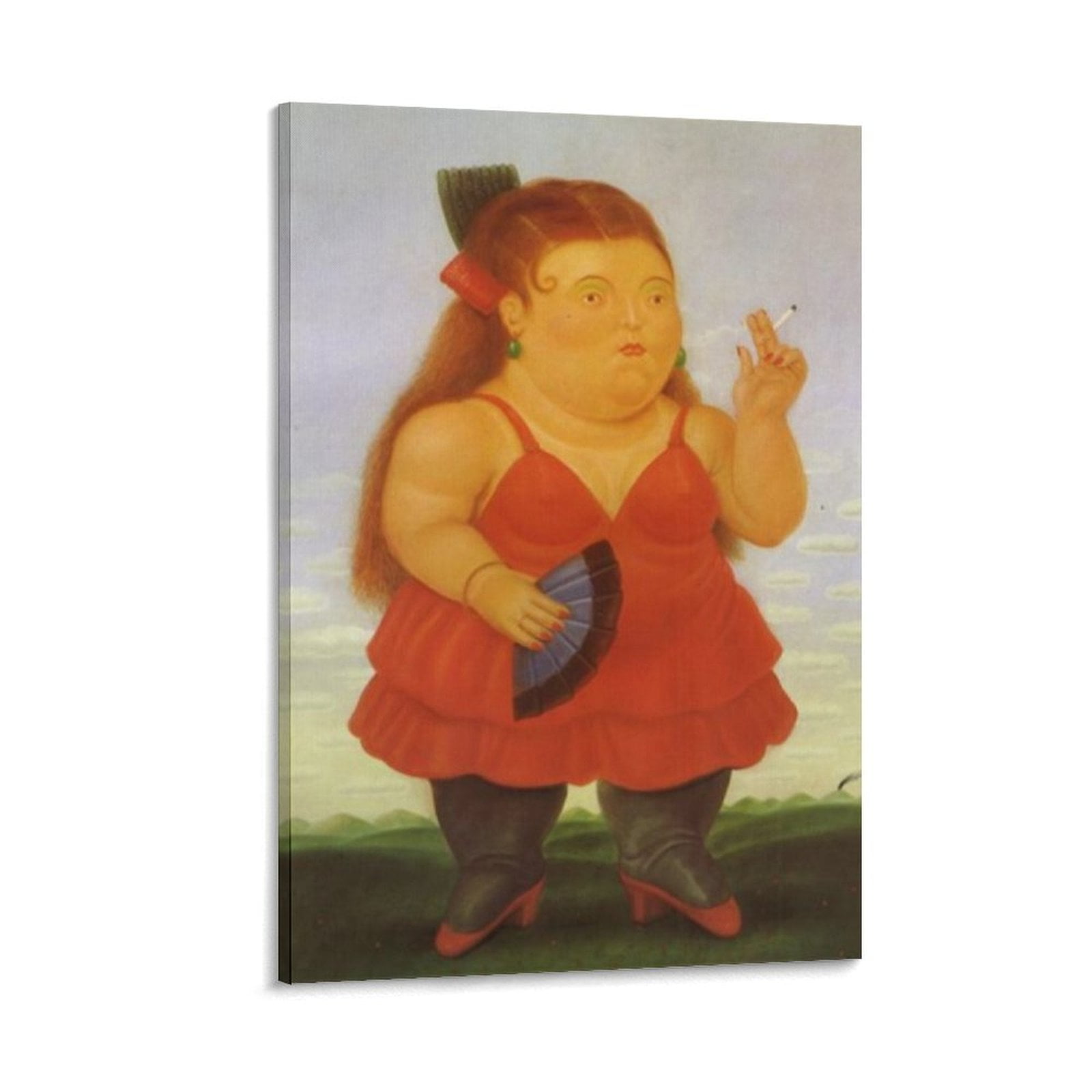 Fernando Botero Print Painting Spanish Room Aesthetic Poster Print Art ...