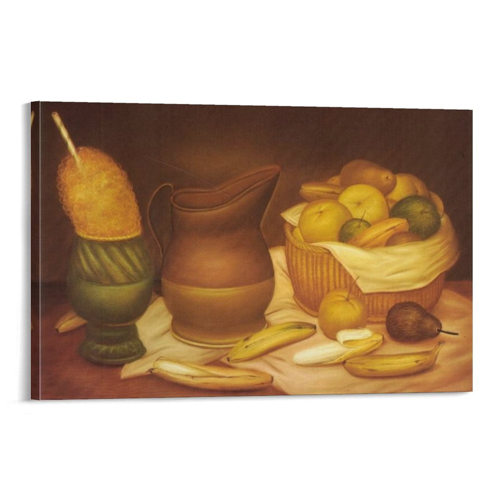 Fernando Botero Print Painting Still Life Art Room Aesthetic Poster ...