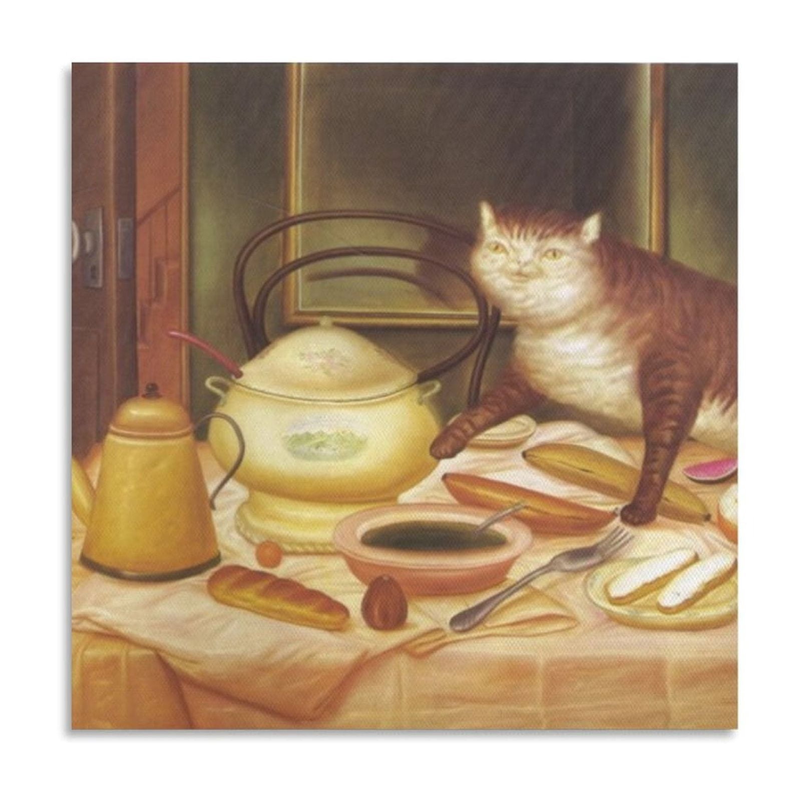 Fernando Botero Print Painting Still Life with Green Soup Posters Art ...