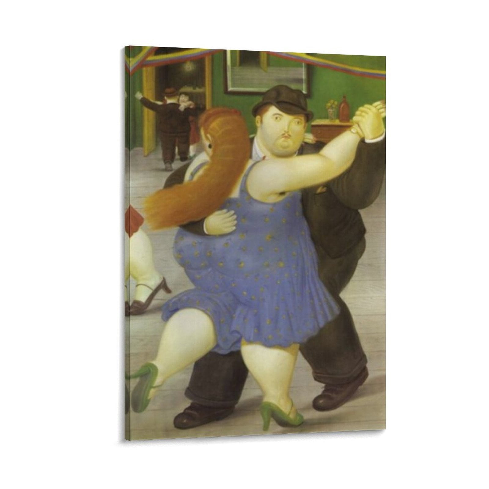 Fernando Botero Print Painting The Dancers Canvas Wall Art Prints ...