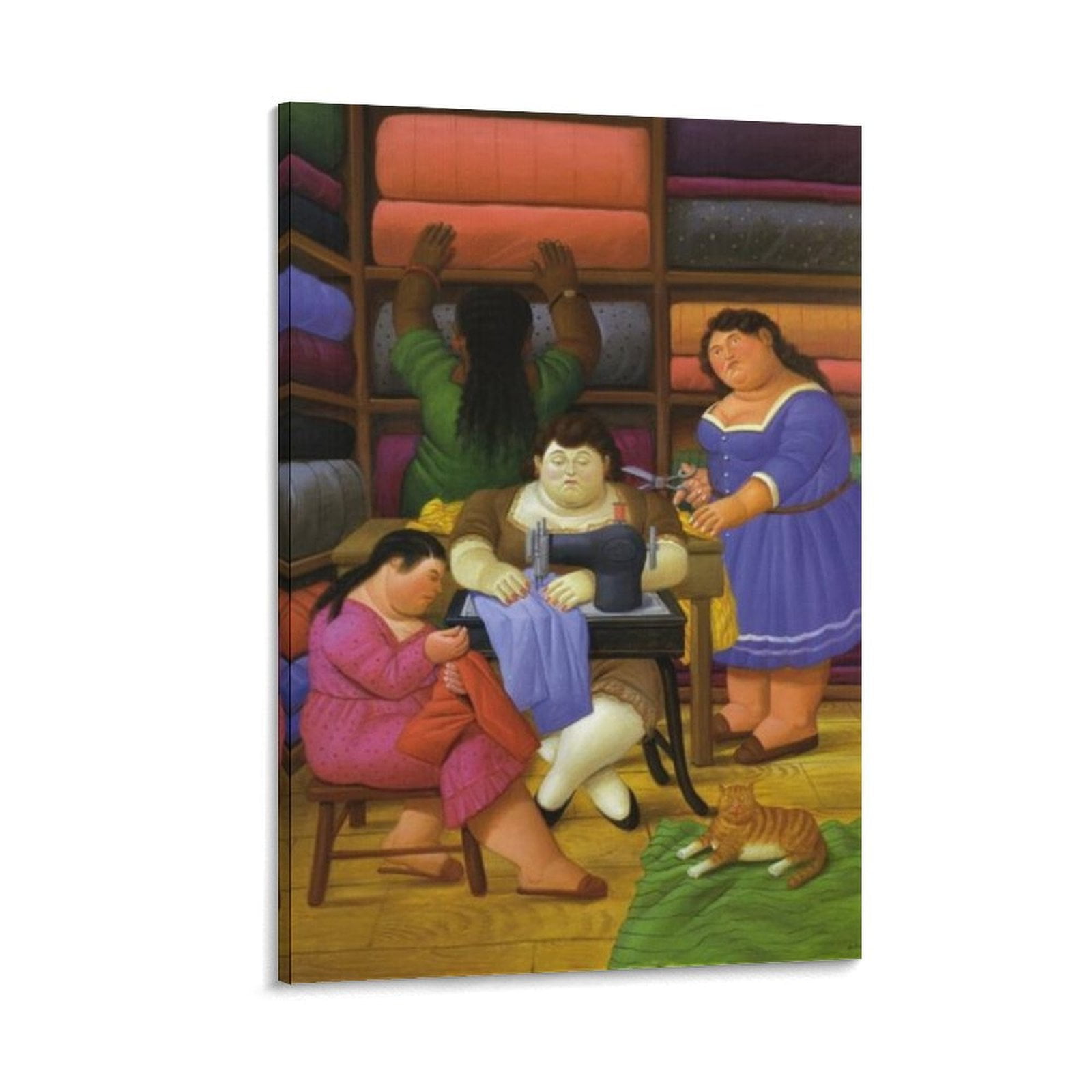 Fernando Botero Print Painting The Designers Posters Wall Art Painting ...