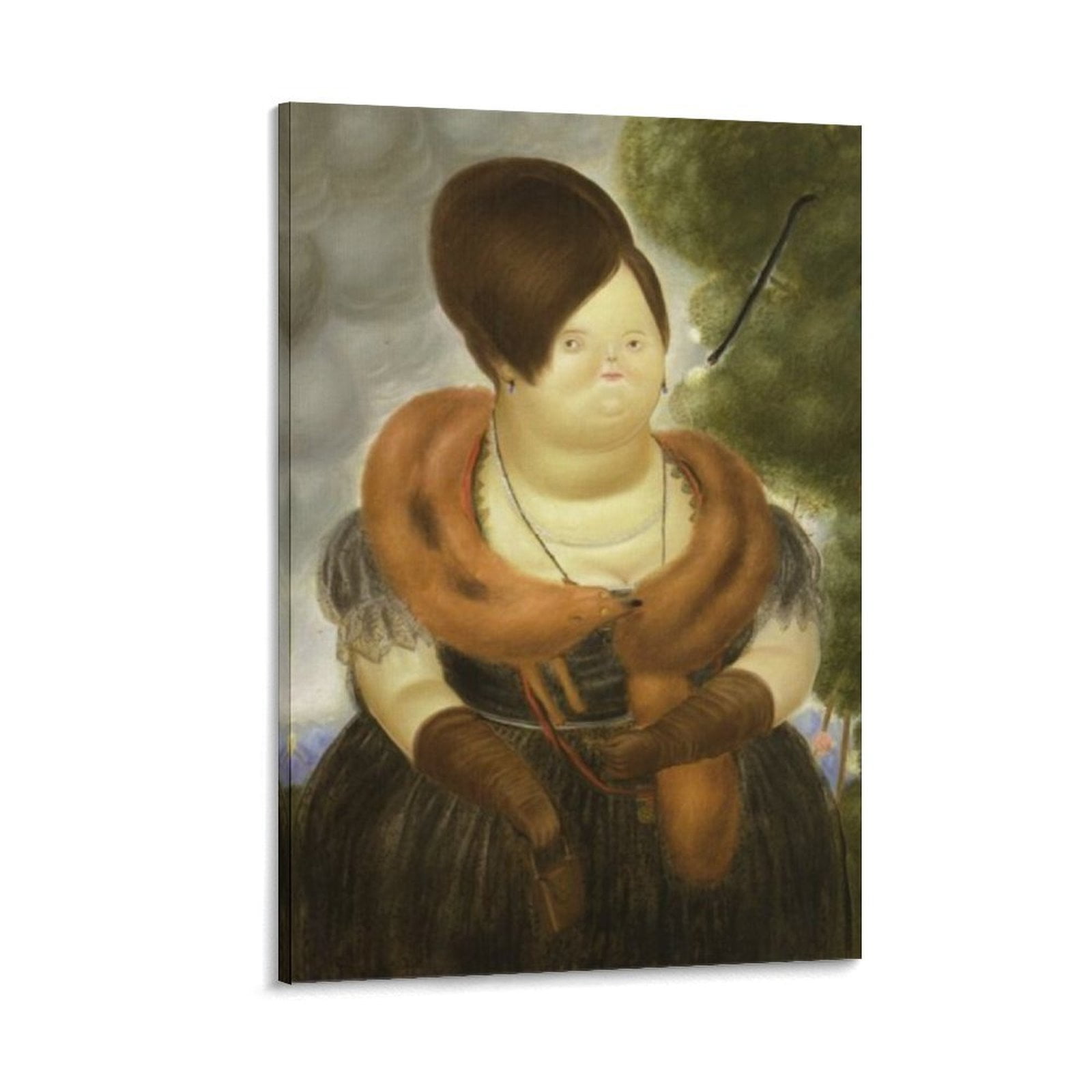 Fernando Botero Print Painting The First Lady Home Decor Poster Wall ...
