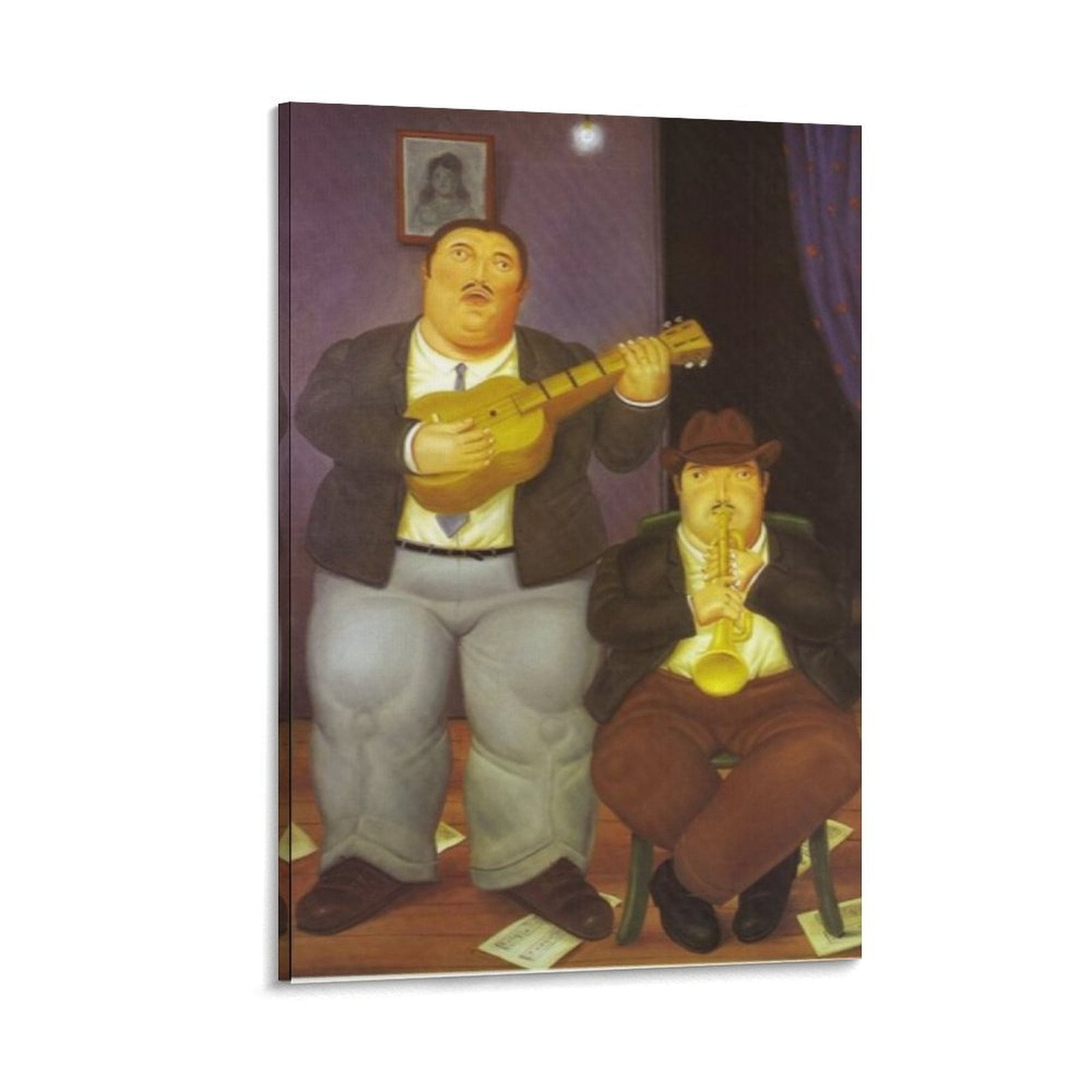 Fernando Botero Print Painting The Musicians Posters Art Print Wall ...