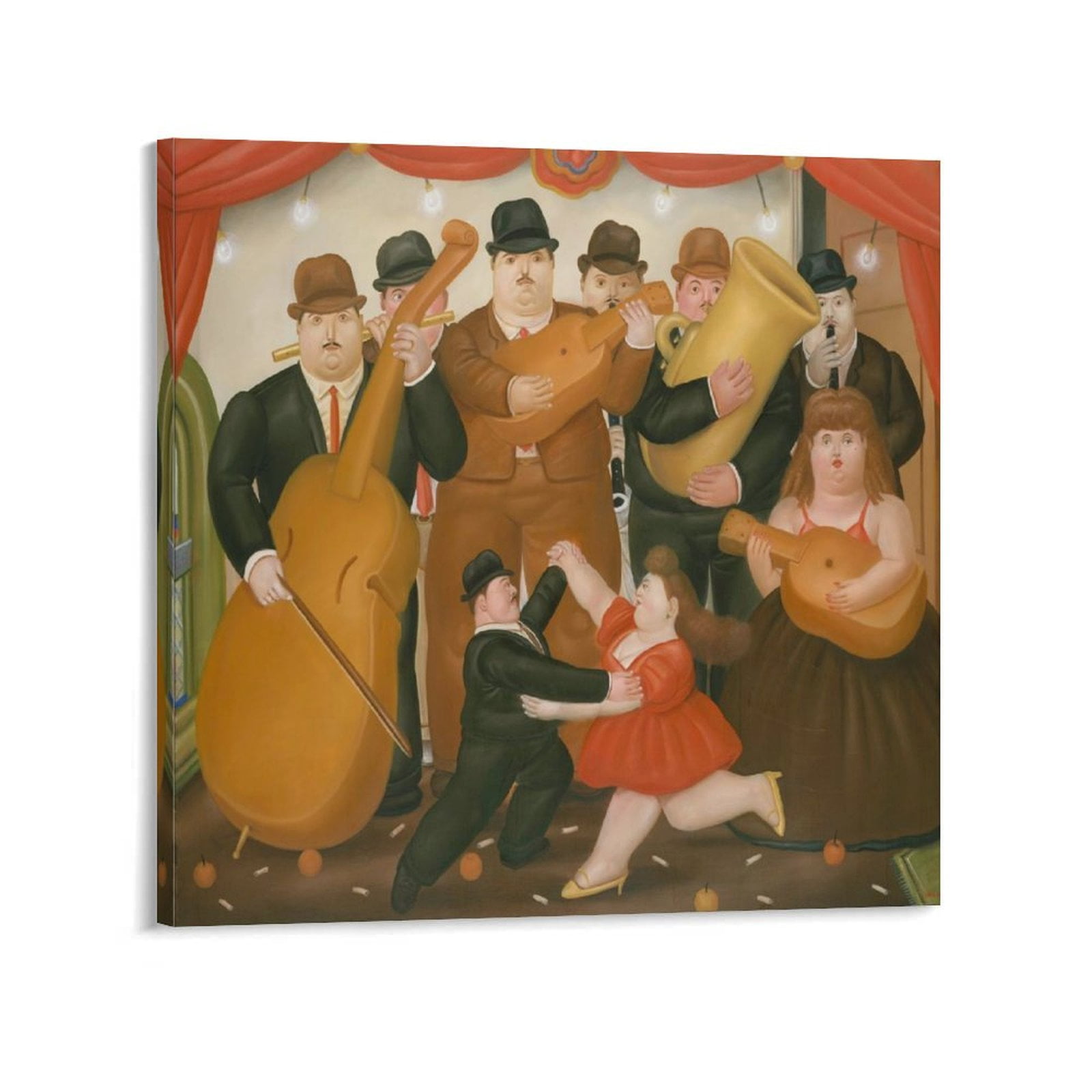 Fernando Botero The Dancers Music Poster Picture Print Wall Art Poster ...