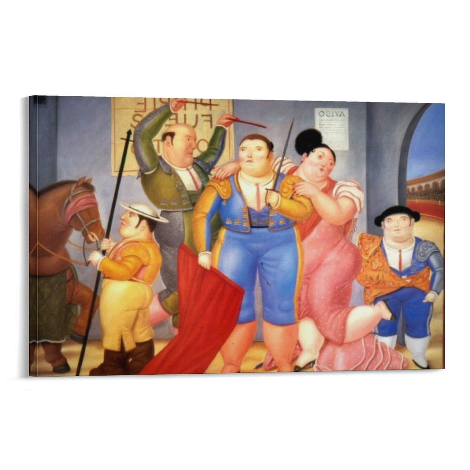 Fernando Botero Works Poster Room Aesthetic Poster Print Art Wall ...