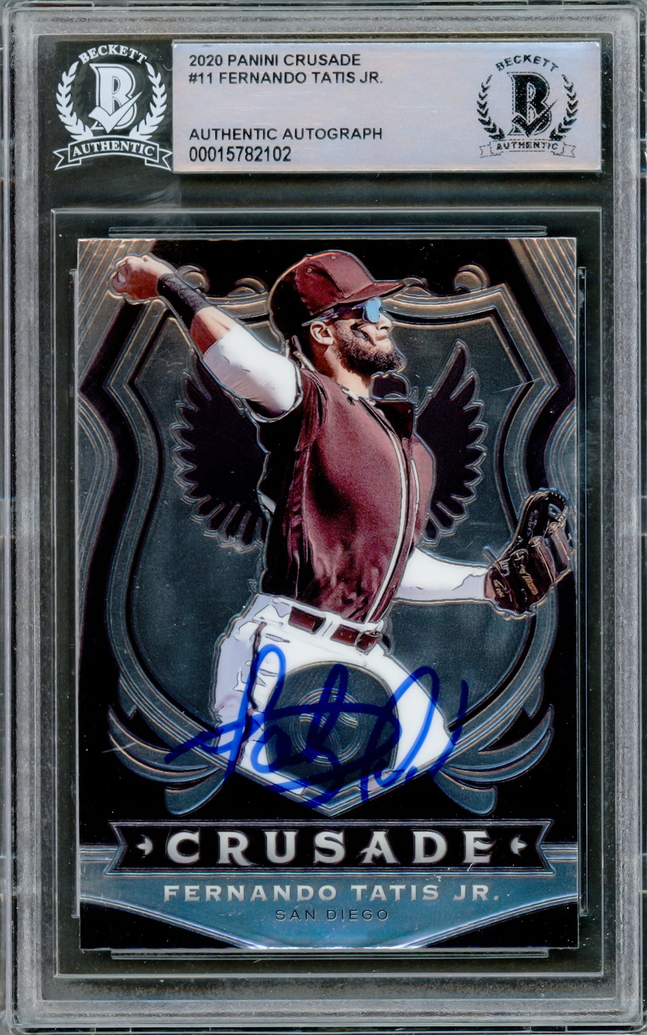 Fernando Tatis Jr. Autographed 2020 Panini Chronicles Crusade Card #11 ...
