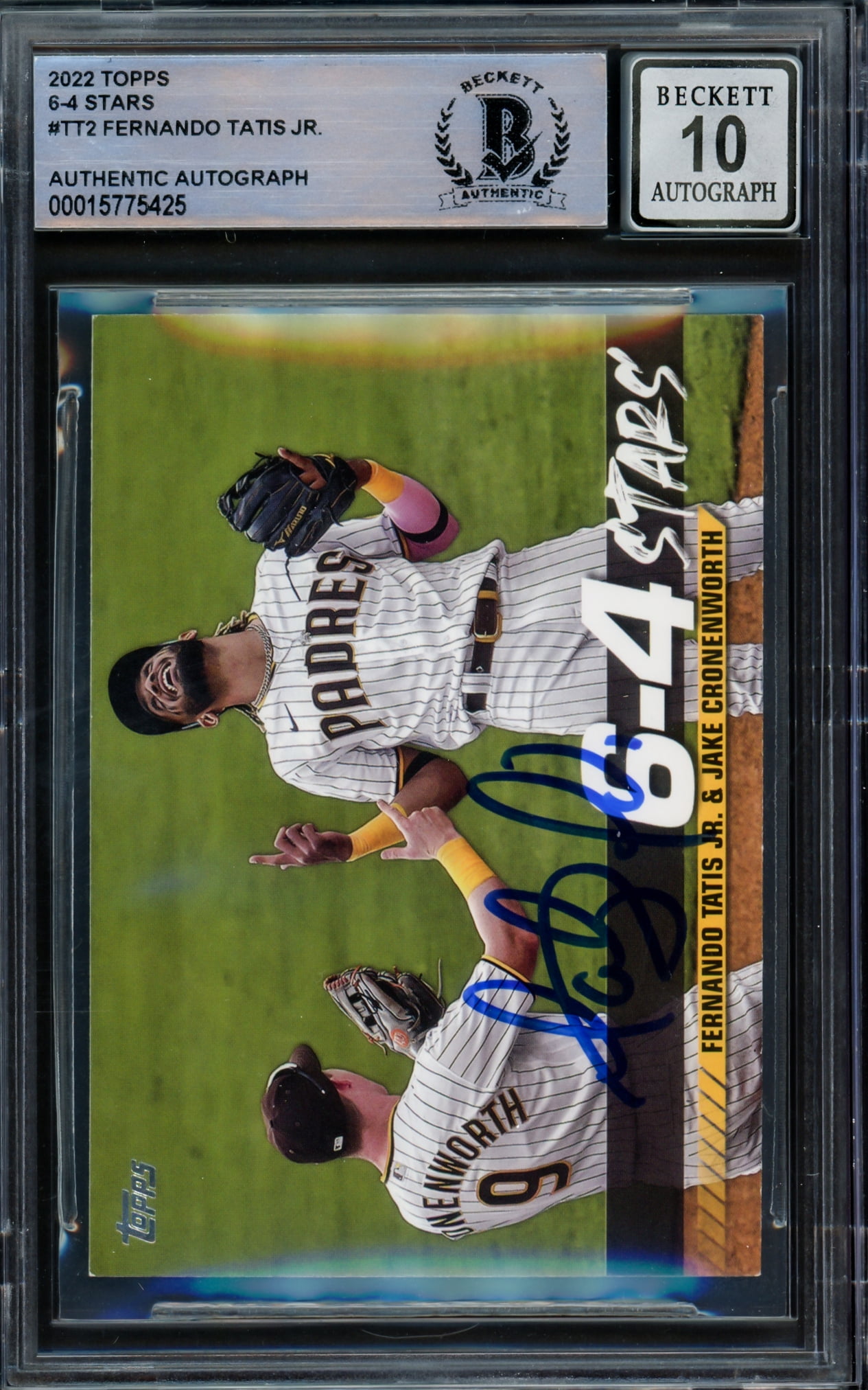 Fernando Tatis Jr. Autographed 2022 Topps 6-4 Stars Card #TT-2 San ...