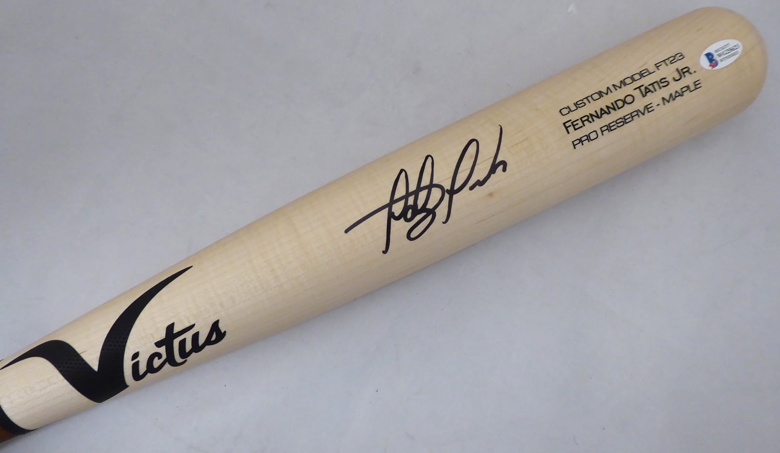 Fernando Tatis Jr. Autographed Blonde Victus Game Model Bat San Diego Padres Beckett BAS 189447 ...