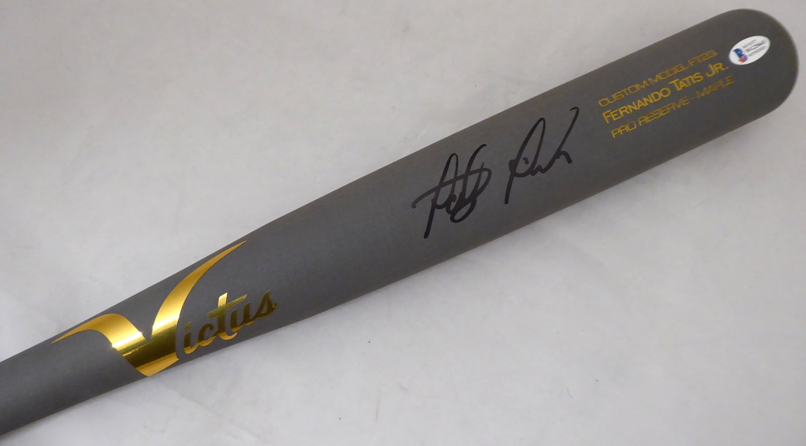 Fernando Tatis Jr. Autographed Gray Victus Game Model Bat San Diego Padres Beckett BAS 189443 ...