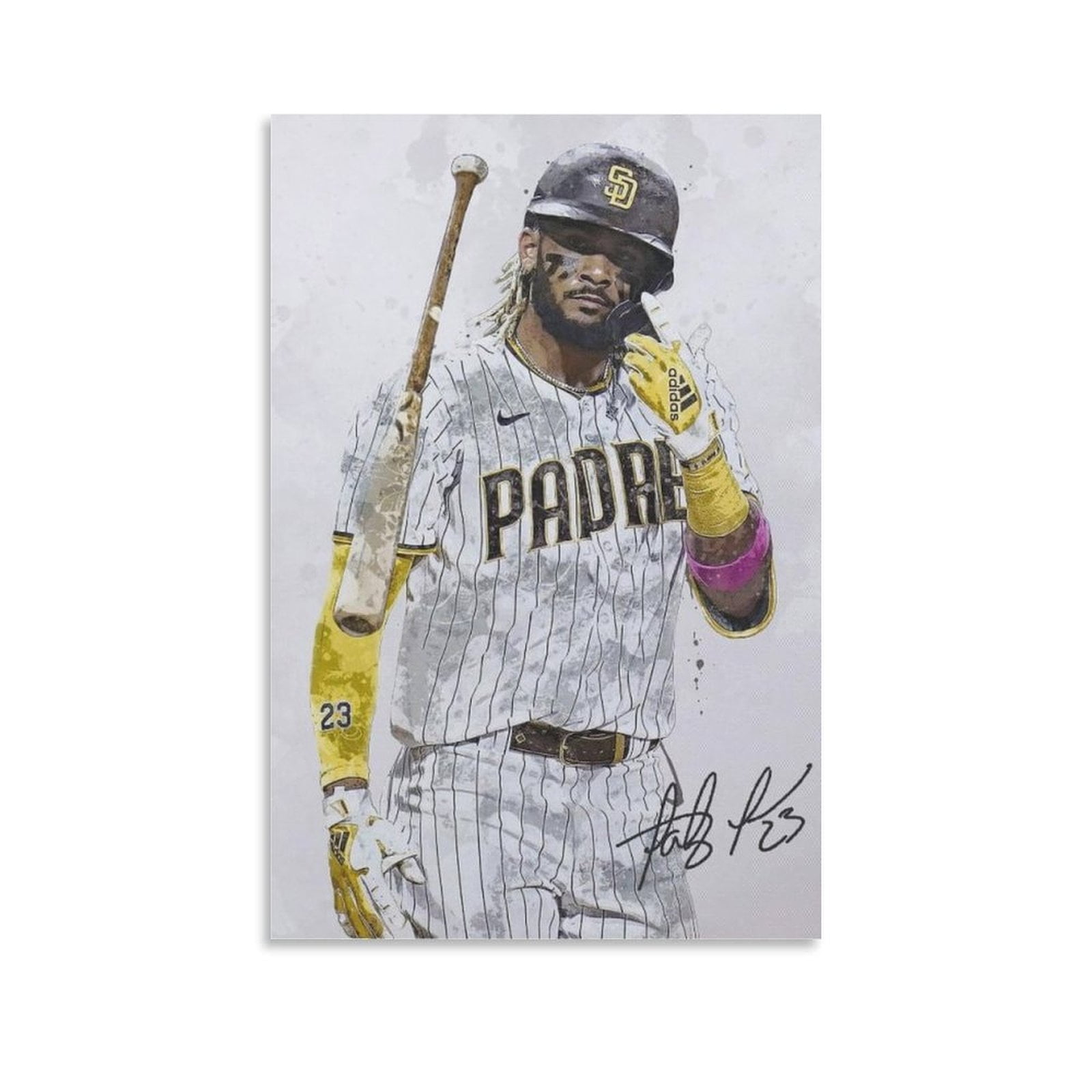 Fernando Tatis Jr Canvas Poster Posters Art Print Wall Photo Paint ...