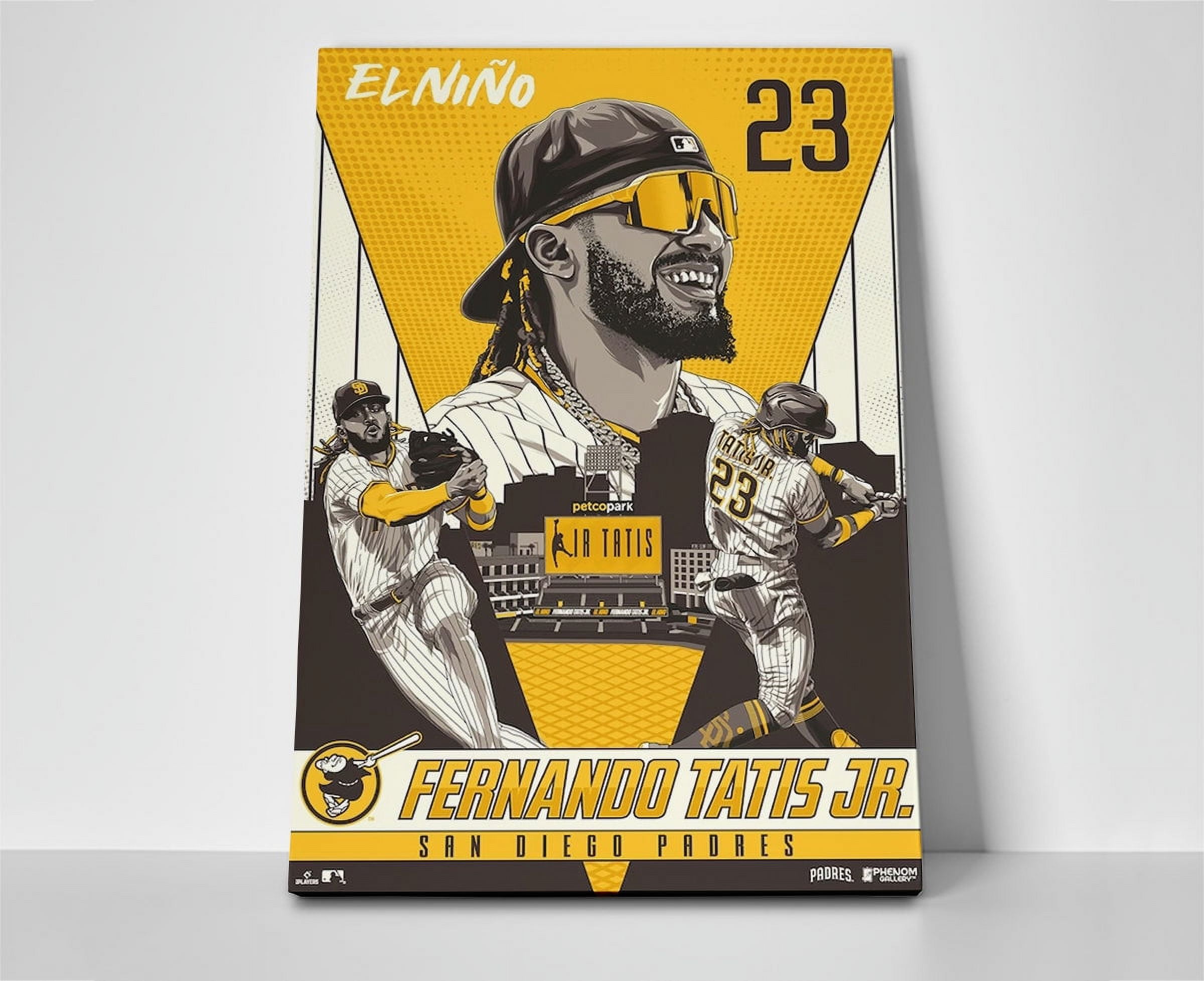 Fernando Tatis Jr El Nino Poster or Wrapped Canvas - Walmart.com
