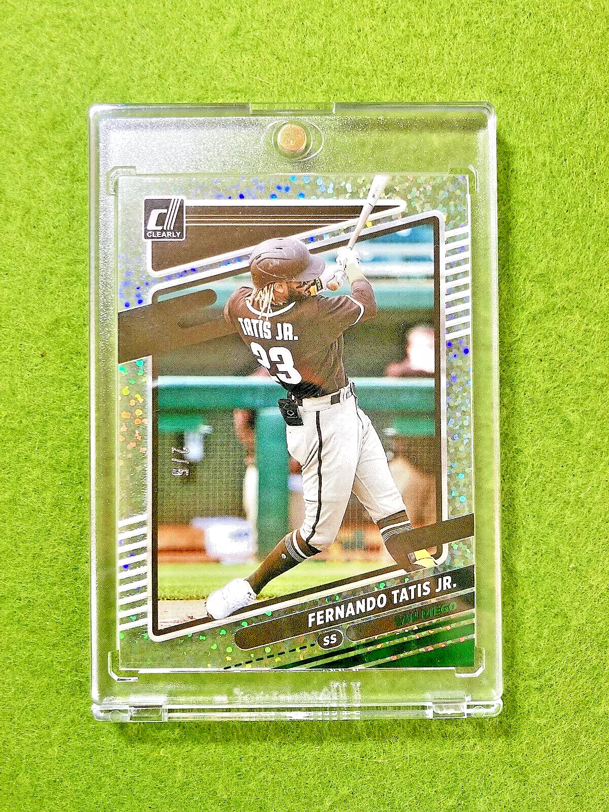 Fernando Tatis Jr HOLO WHITE SPARKLE PRIZM #2/5 SSP CARD 2021 Chronicles Clearly - Walmart.com