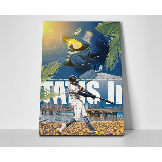 Fernando Tatis Jr Padres Poster or Wrapped Canvas - Walmart.com