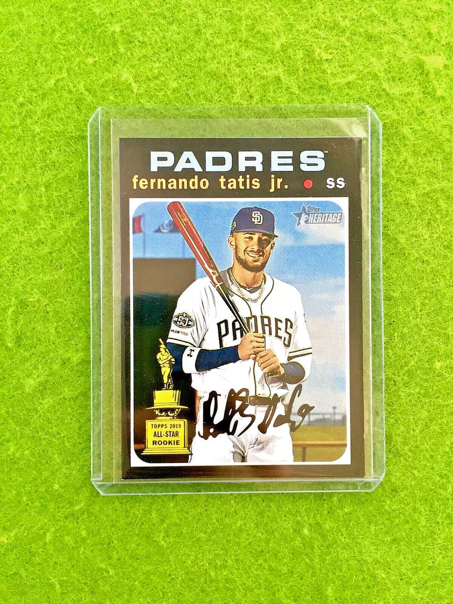 Fernando Tatis Jr SP ROOKIE CARD 2020 Topps FERNANDO TATIS JR Heritage ...