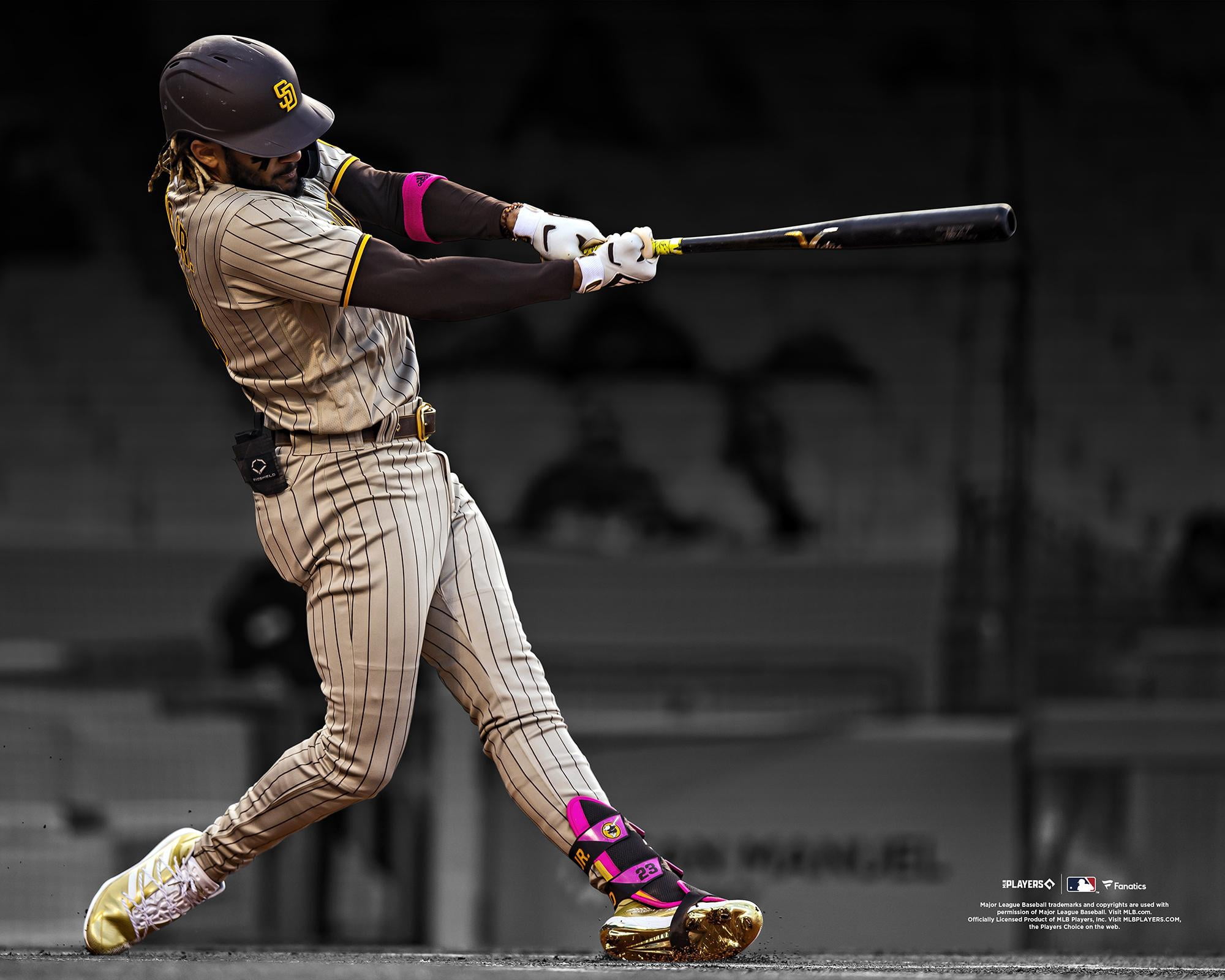 Fernando Tatis Jr. San Diego Padres Unsigned Home Run vs. Los Angeles ...