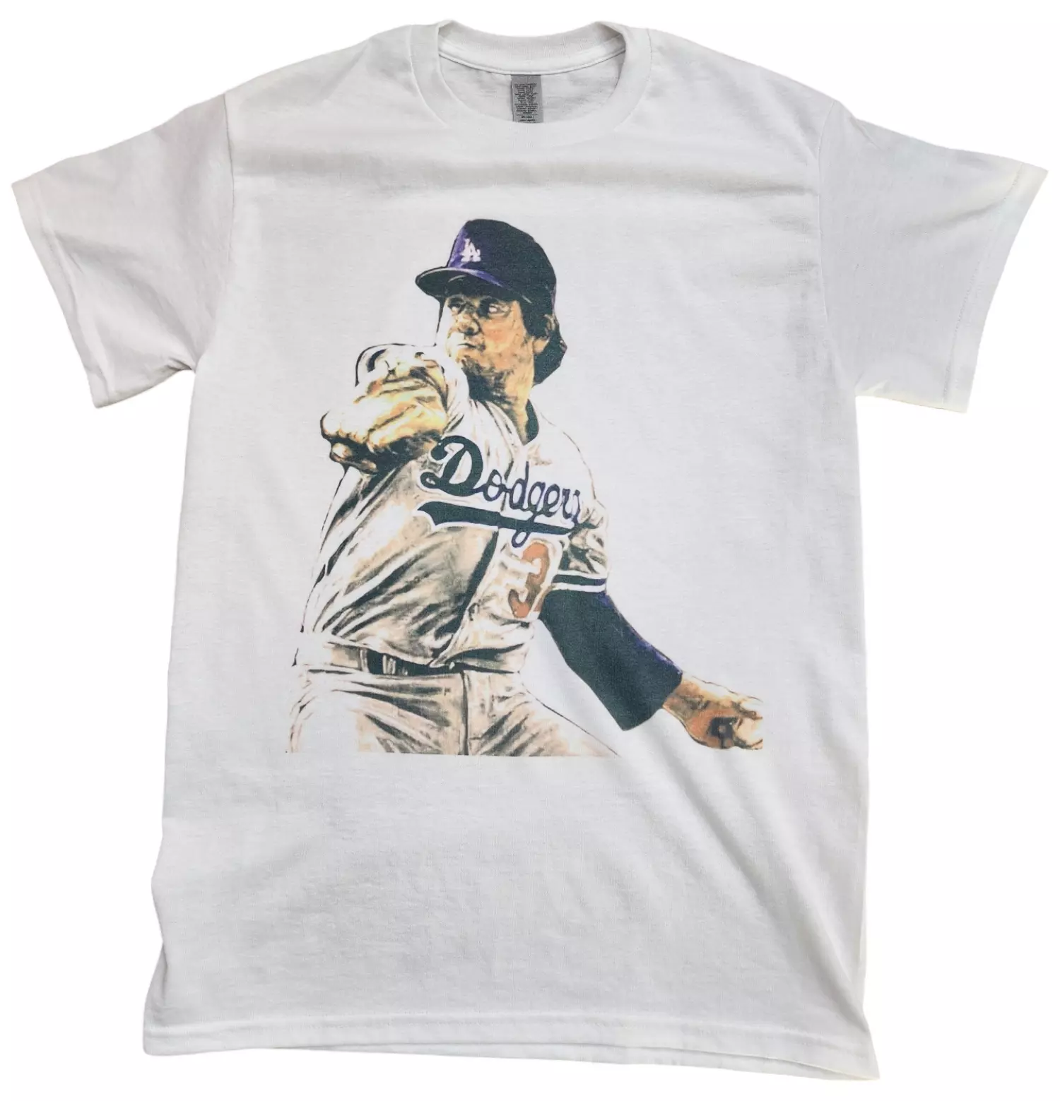 Fernando Valenzuela T-Shirt, Vintage Royal blue color men's - Walmart.com