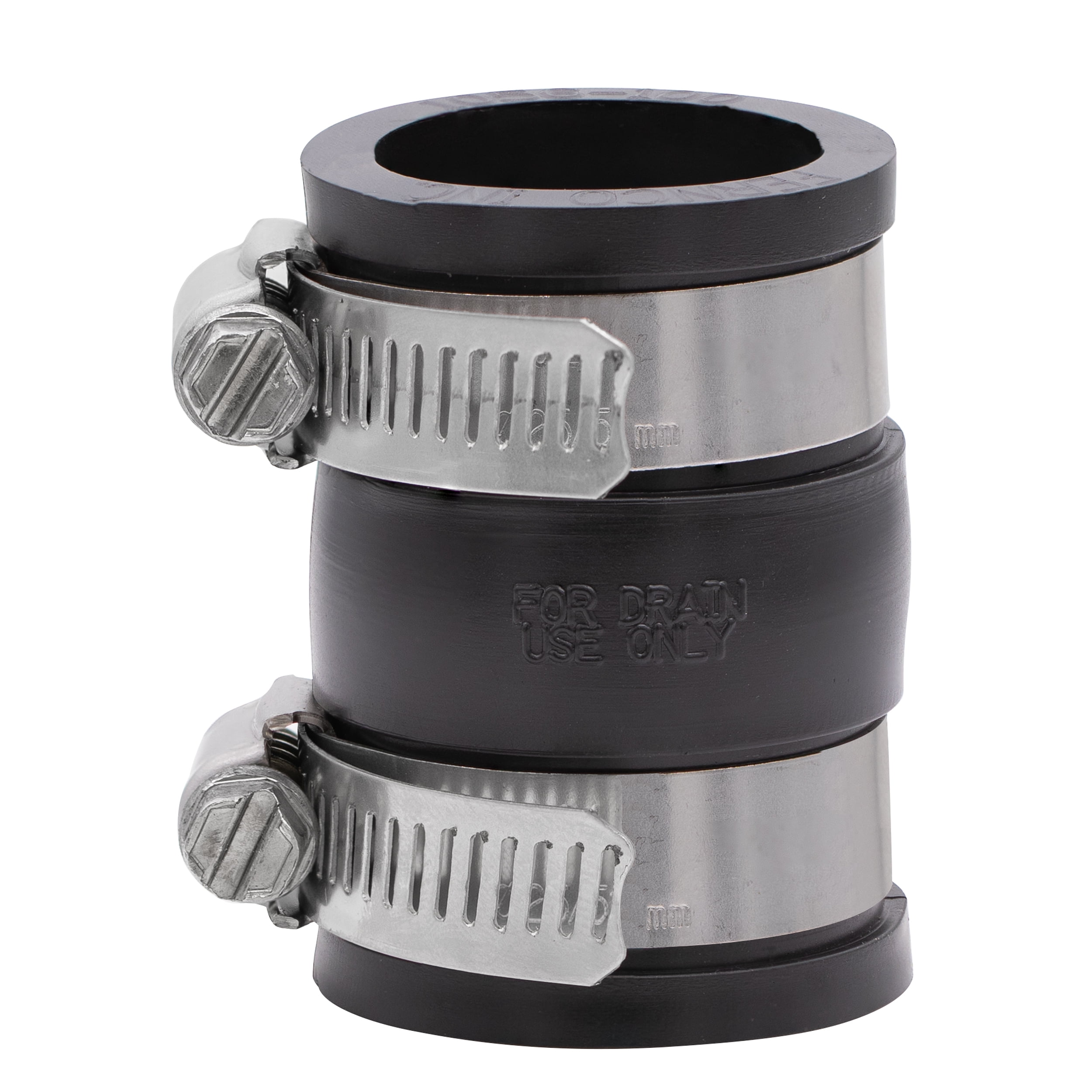 Fernco 1056-100 1-in. Flexible PVC Pipe Coupling for Plastic and Copper ...