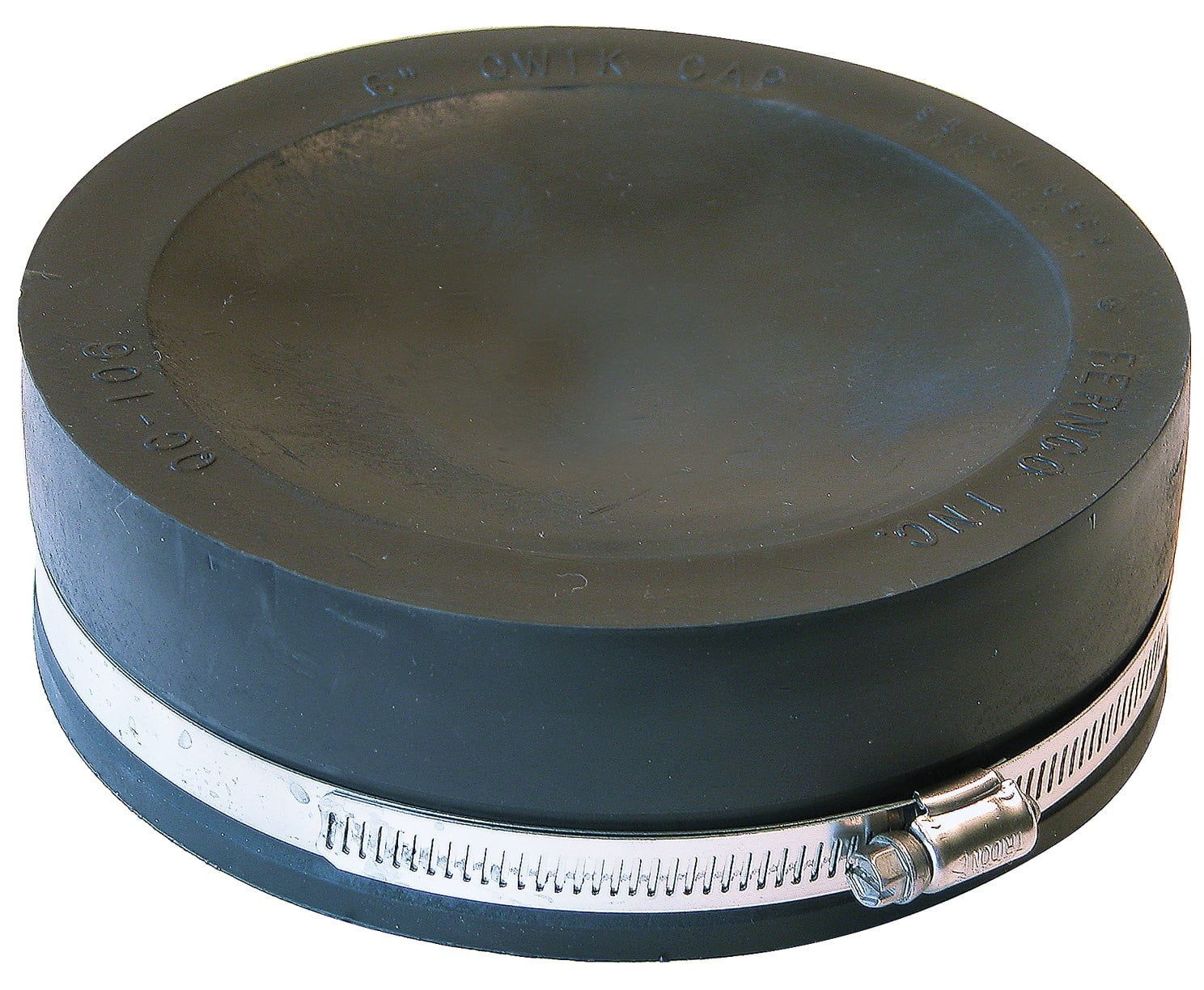 Fernco 6 In. Flexible Slip PVC Cap PQC-106 for Pipe & Plumbing Fittings ...