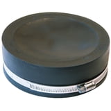 Fernco 6 In. Flexible Slip PVC Cap PQC-106 for Pipe & Plumbing Fittings ...