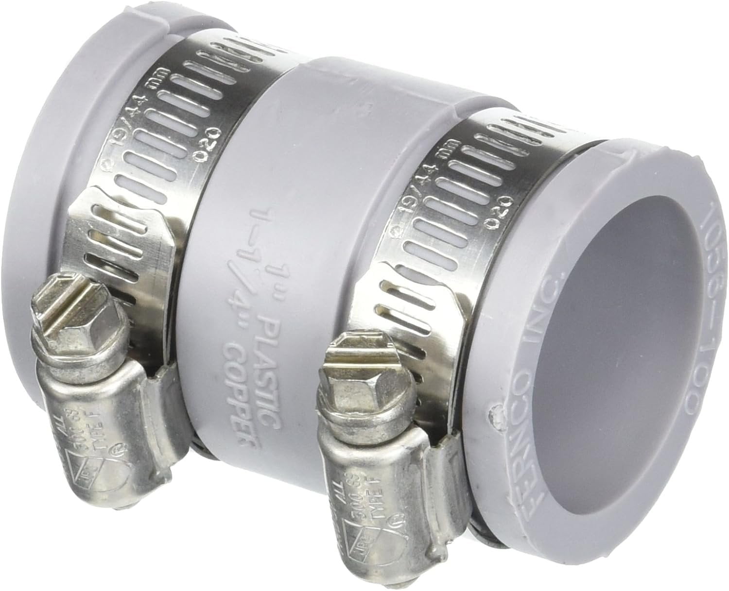 Fernco P1056-100 Coupling CI, Plastic 1" x 1", 1 - Walmart.com