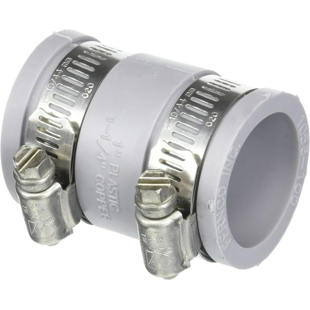 Fernco P1056-100 Coupling CI, Plastic 1" x 1", 1 - Walmart.com