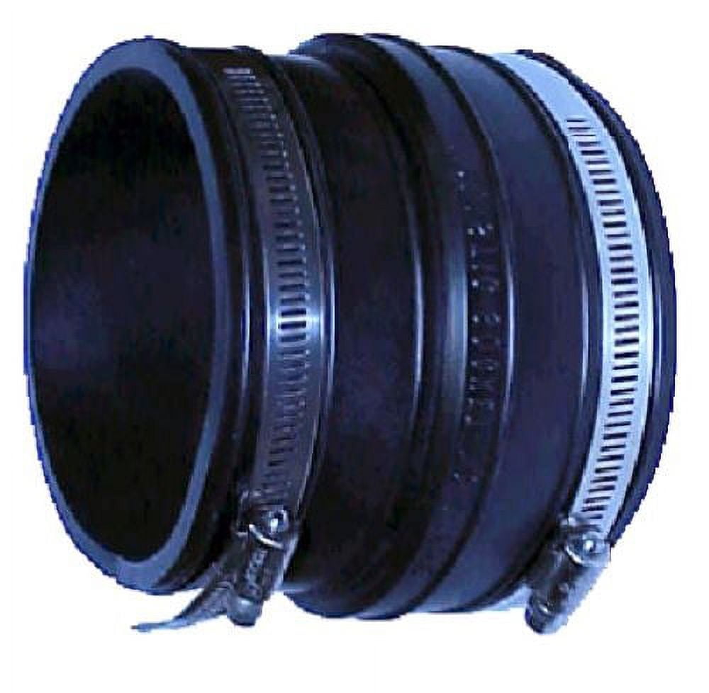 Fernco P1056-150/125 1.5" x 1.25" Flexible Reducing Coupling Pipe ...