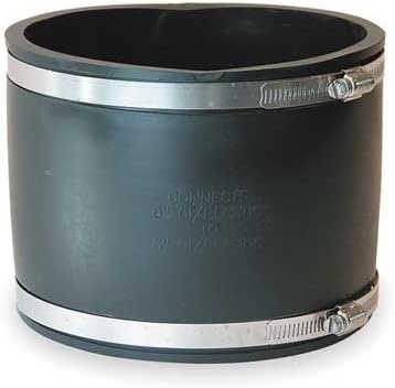 Fernco P1056-55 Flexible PVC Pipe Coupling for Cast Iron, Plastic or ...