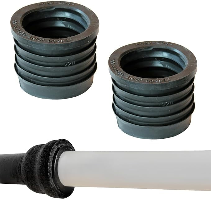 Fernco P22U-205 2-in. Service Weight Cast Iron Hub to 2-in. Sch. 40 PVC ...