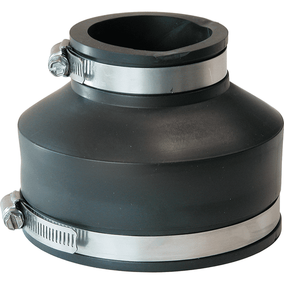 Fernco Reducing Flexible Coupling - Single Pack — Residential Use ...